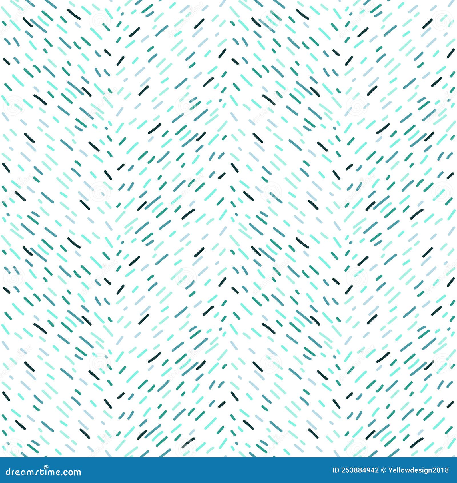 Hand Drawn Dash Lines Seamless Pattern. Hand Drawn Broken Line ...