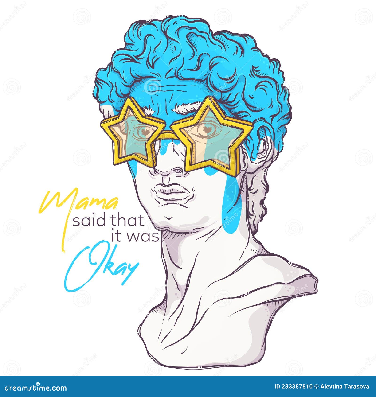 Bust A Man. Vector Drawing | CartoonDealer.com #152473534
