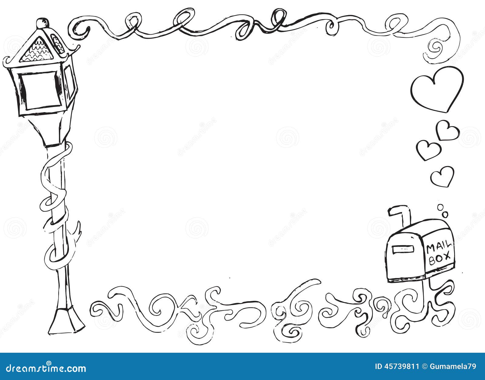 Mailbox Post Border at Gene Courtney blog