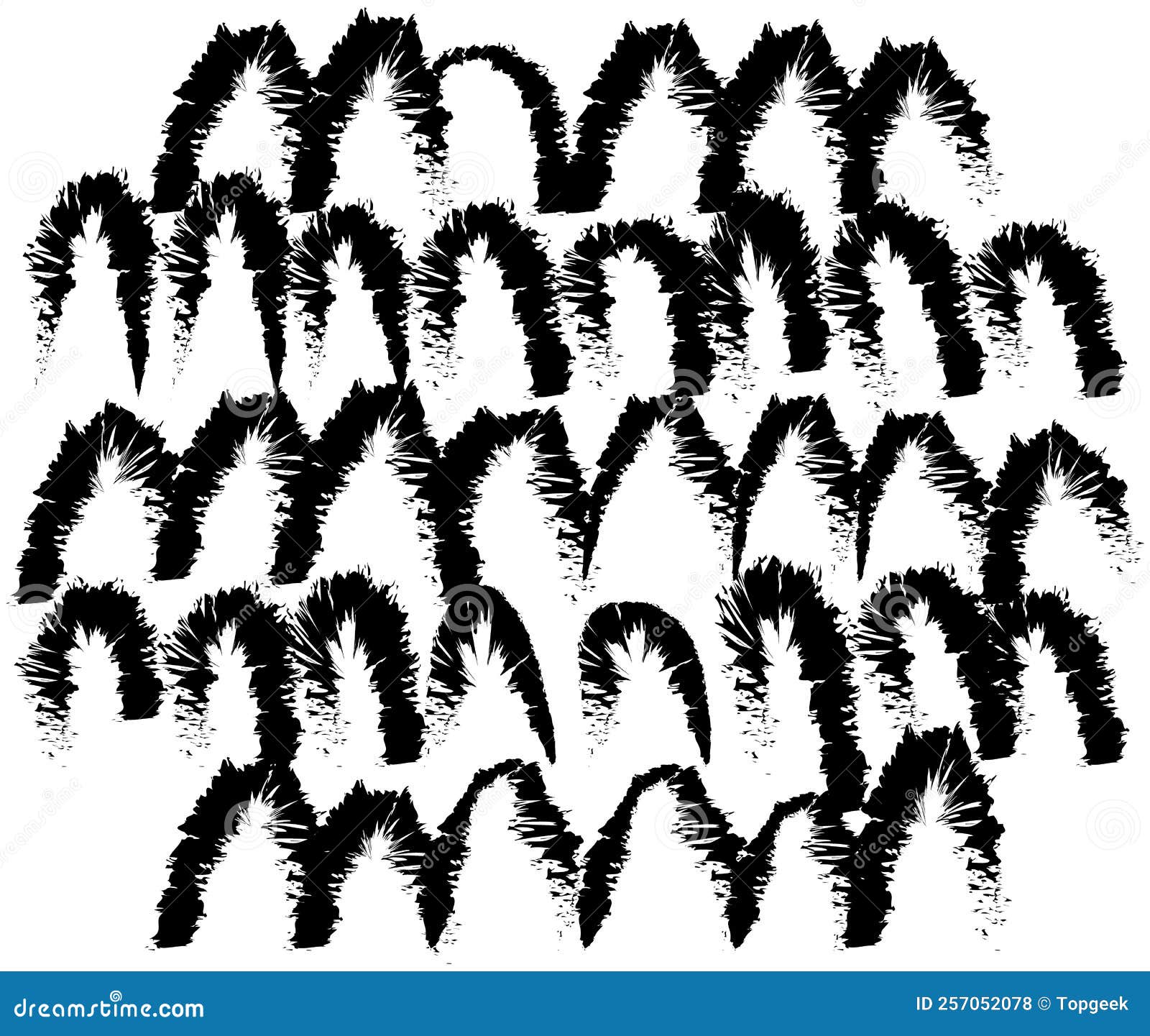 Hand Drawn Doodle Abstract Pattern in Black and White Style, Texture ...