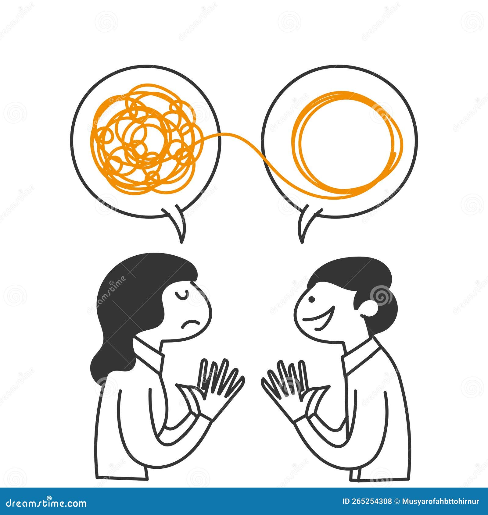 Hand Drawn Doodle Character Simplifying The Complex Together ...