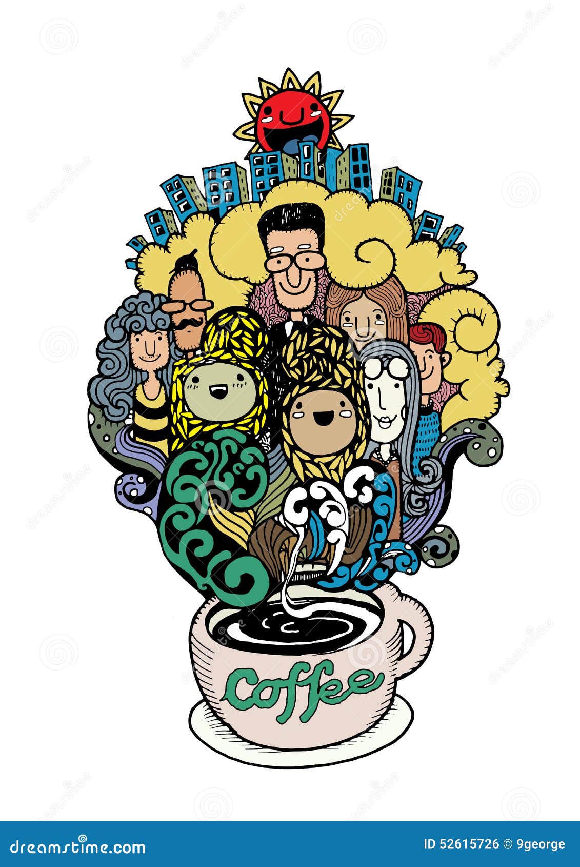 Illustrator One Line Drawing Of Mash, Mortar And Pestle Vector ...