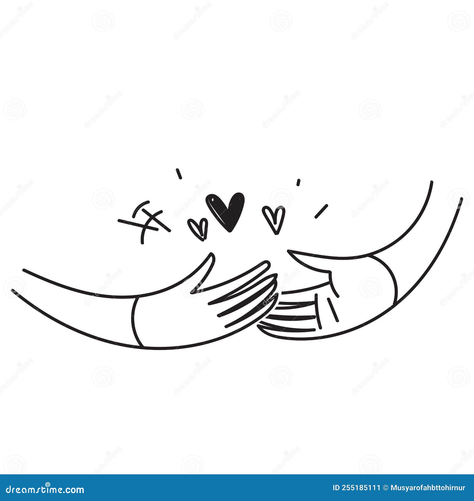 Hand Drawn Doodle Holding Hands Illustration Vector Stock Vector ... Hand Drawn Doodle Holding Hands Illustration Vector Stock Vector ...