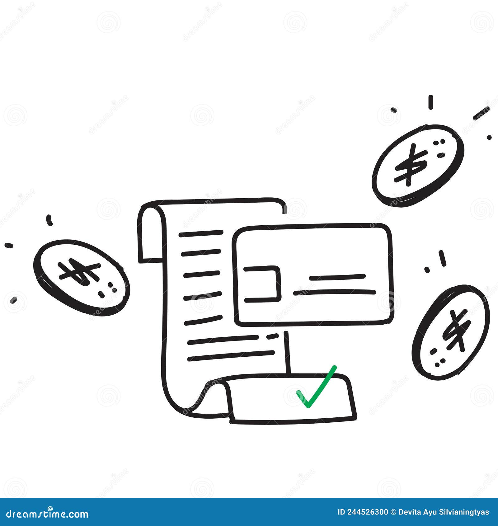 Invoice Bill Due Mailed Letter Envelope Notice Reminder Stock Image ...