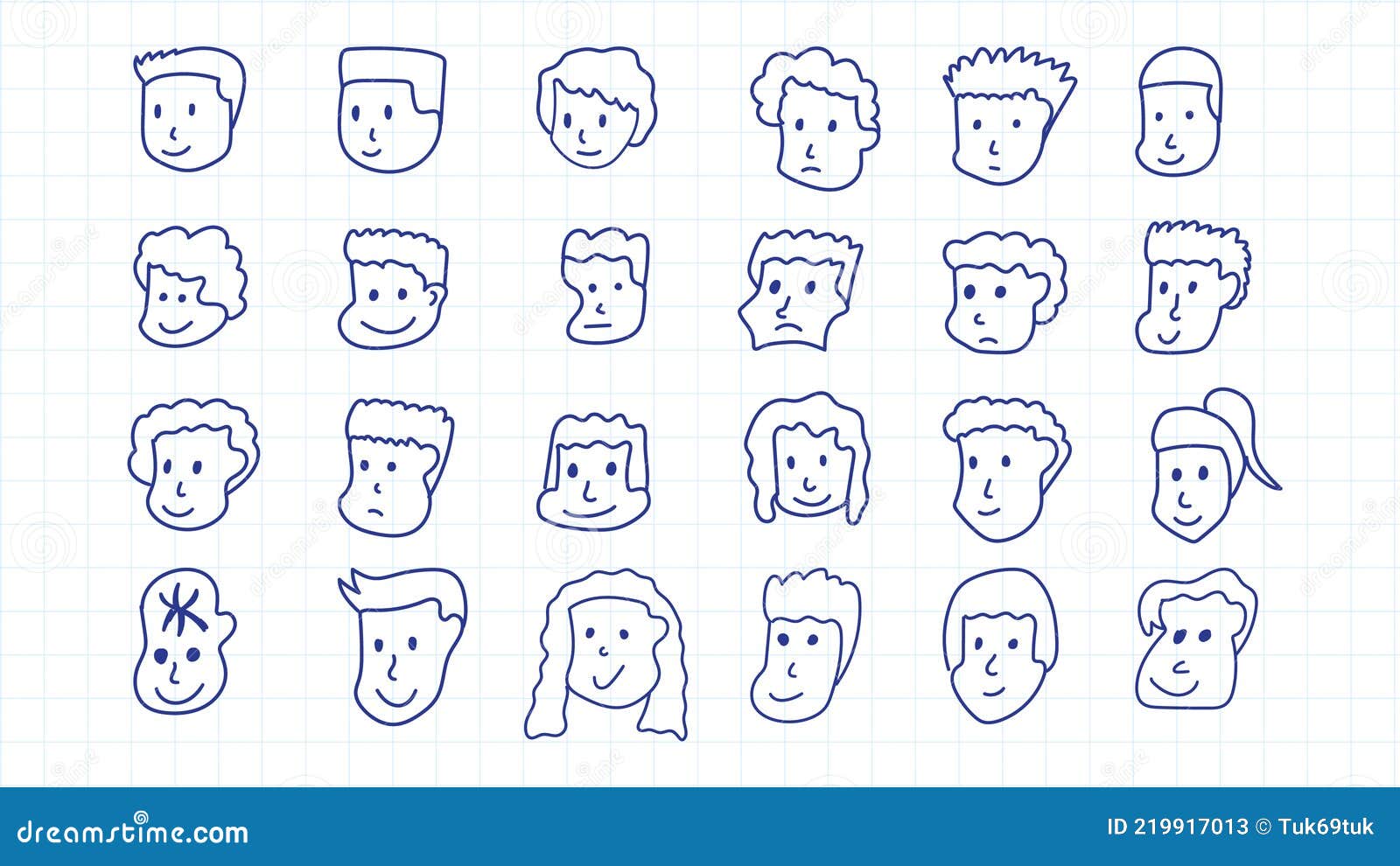 Human Avatars Pictogram Pack Cartoon Vector | CartoonDealer.com #185066841