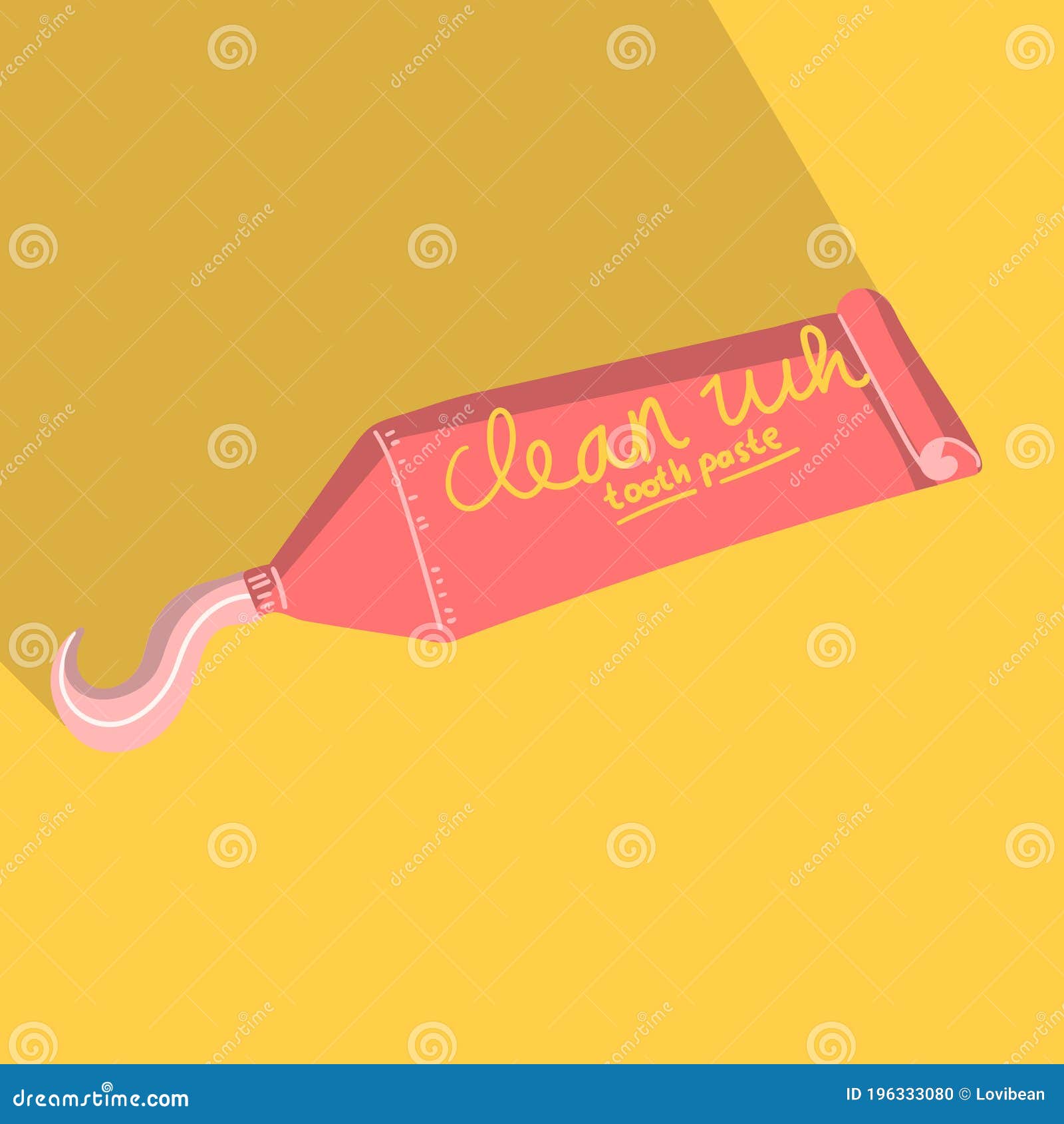 Hand-drawn Doodle Toothpaste Vector Stock Vector - Illustration of ...