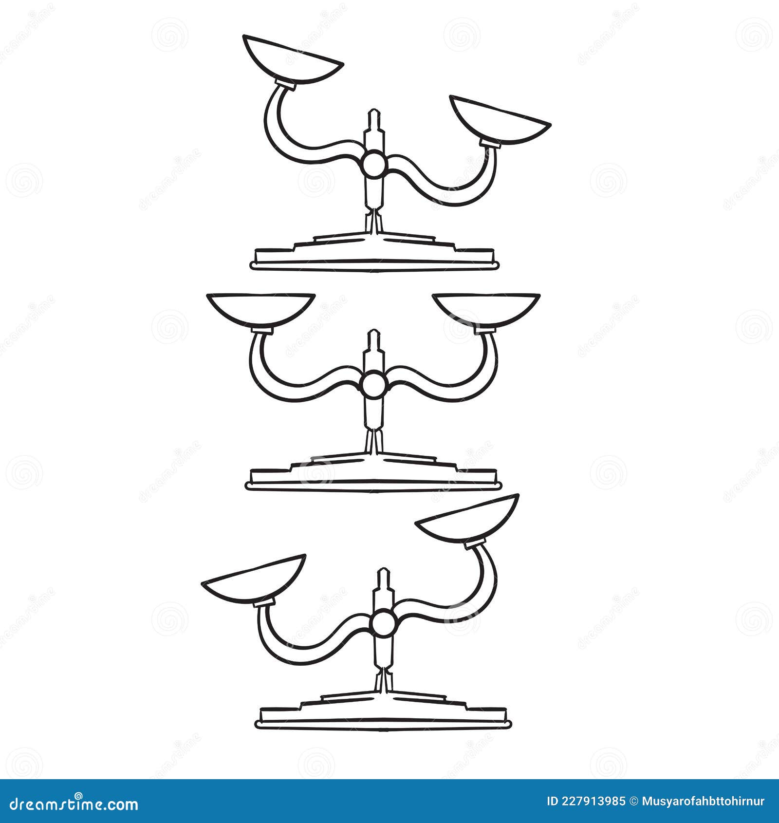 Hand Drawn Doodle Weight Scale Concept Illustration Vector Stock Vector ...