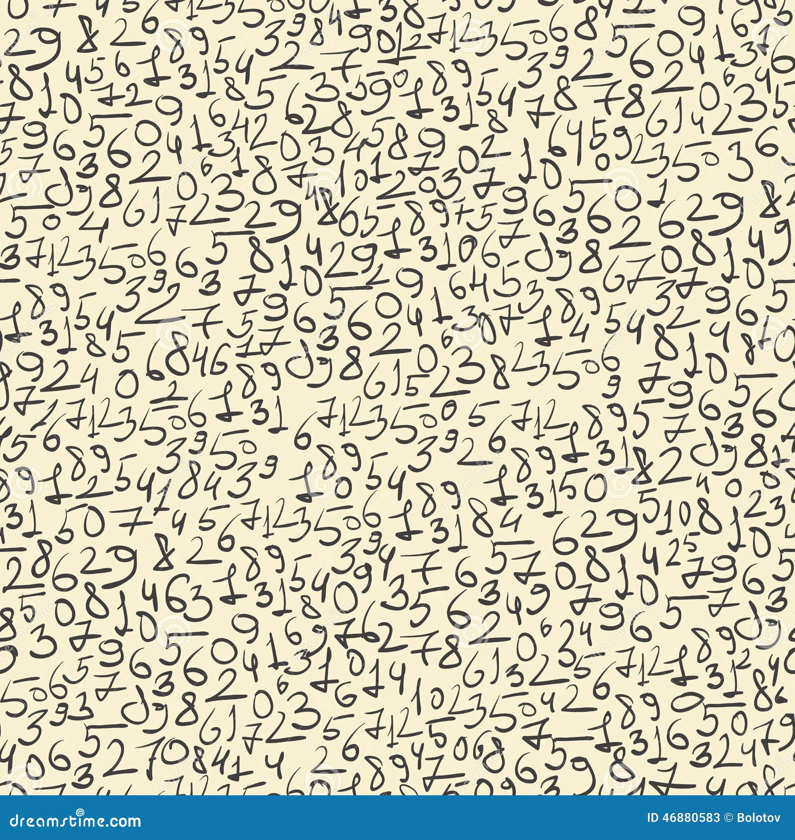 Hand-drawn Doodles Seamless Pattern. Vector Stock Vector - Illustration ...