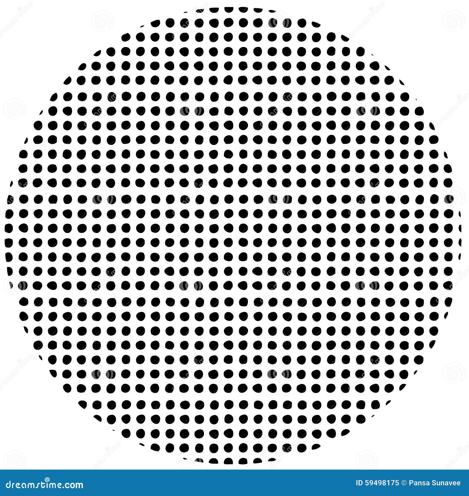 Hand drawn dot pattern stock vector. Illustration of classic - 59498175