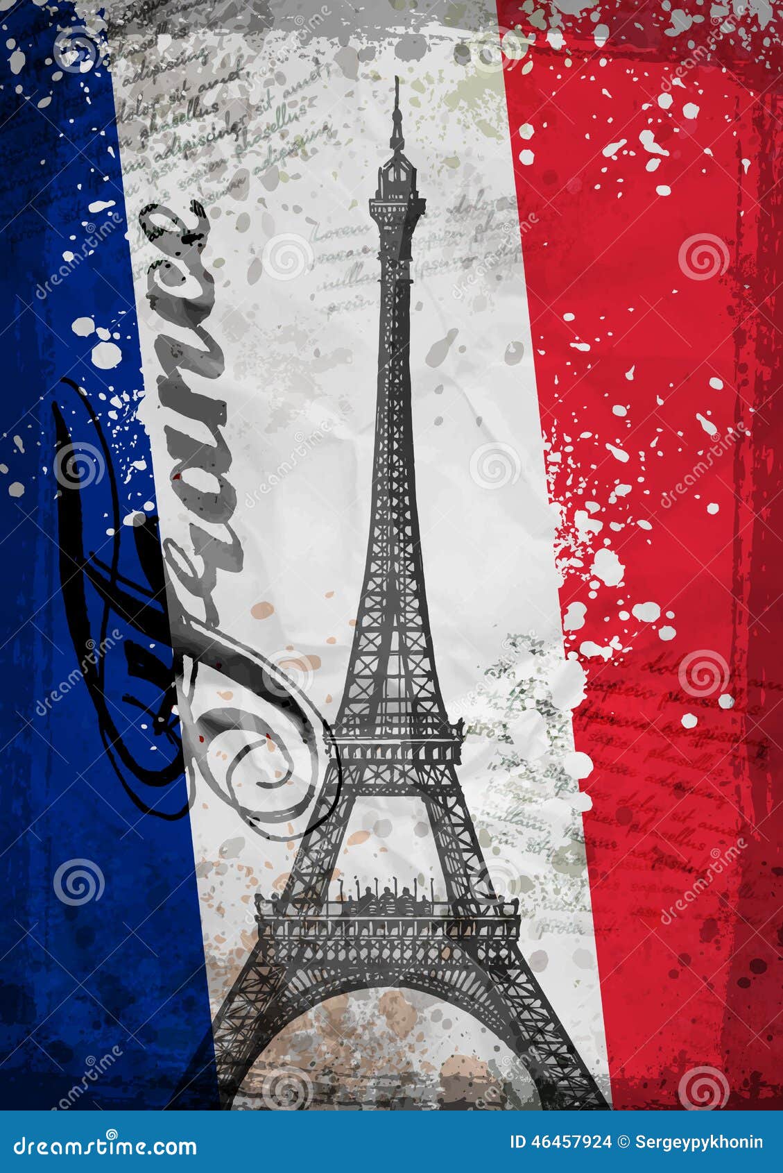 Hand Drawn Eiffel Tower. Paris, Vector | CartoonDealer.com #46457924 Hand Drawn Eiffel Tower. Paris, Vector | CartoonDealer.com #46457924