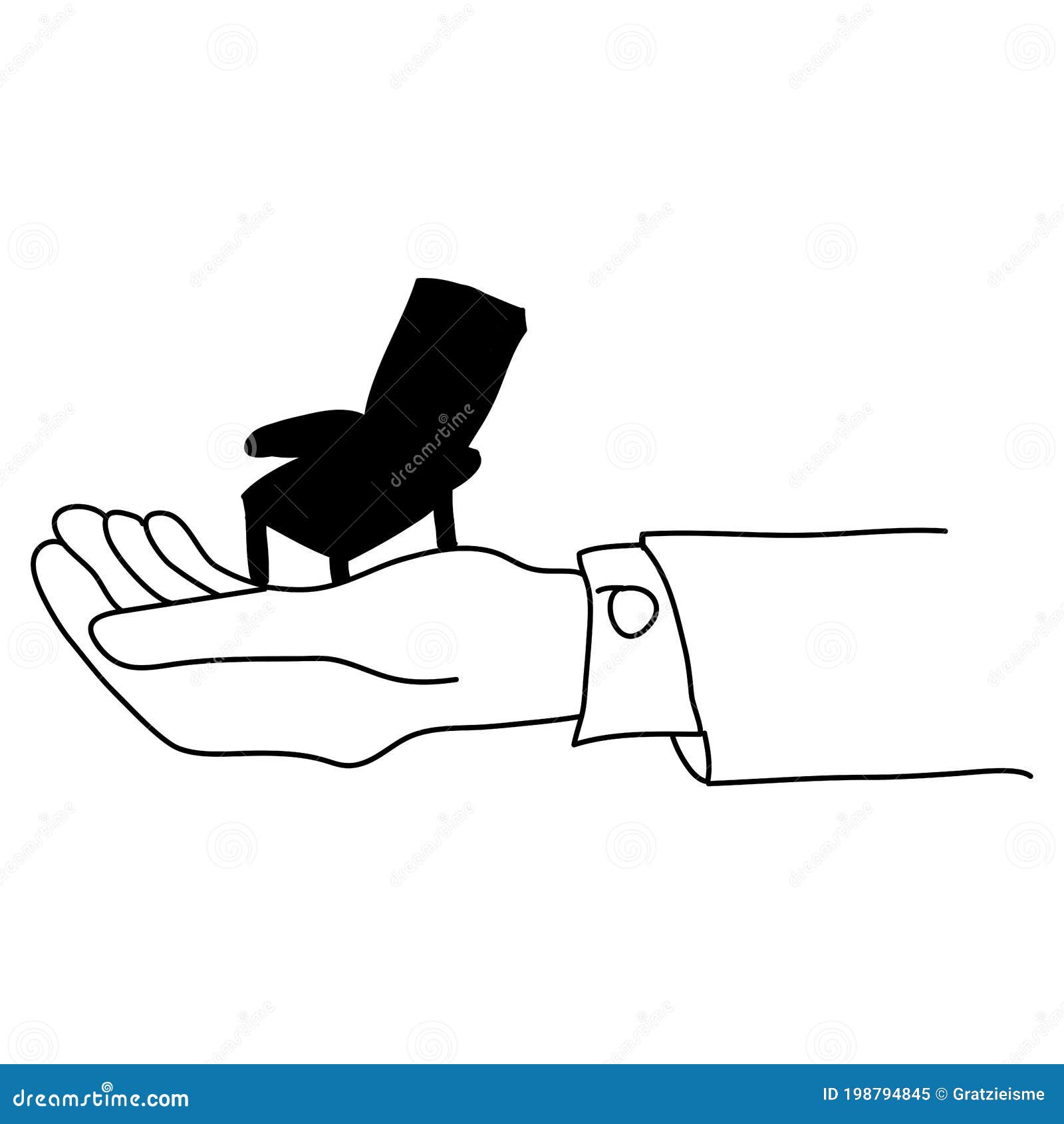 Hand Drawn of an Election Concept. Vector. Illustration Stock Vector ...