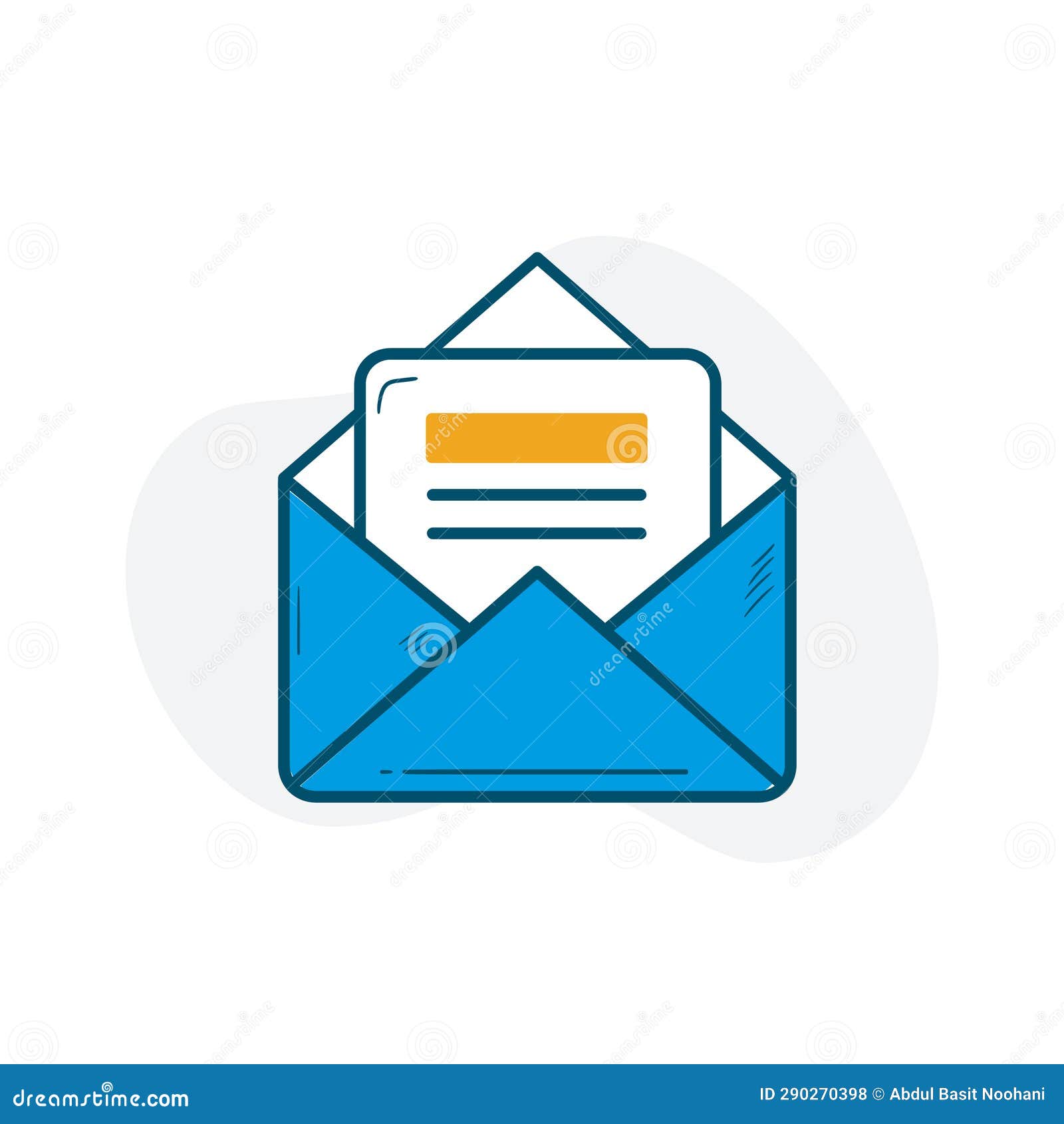 Missive Icon, Black Vector Sign With Editable Strokes, Concept ...