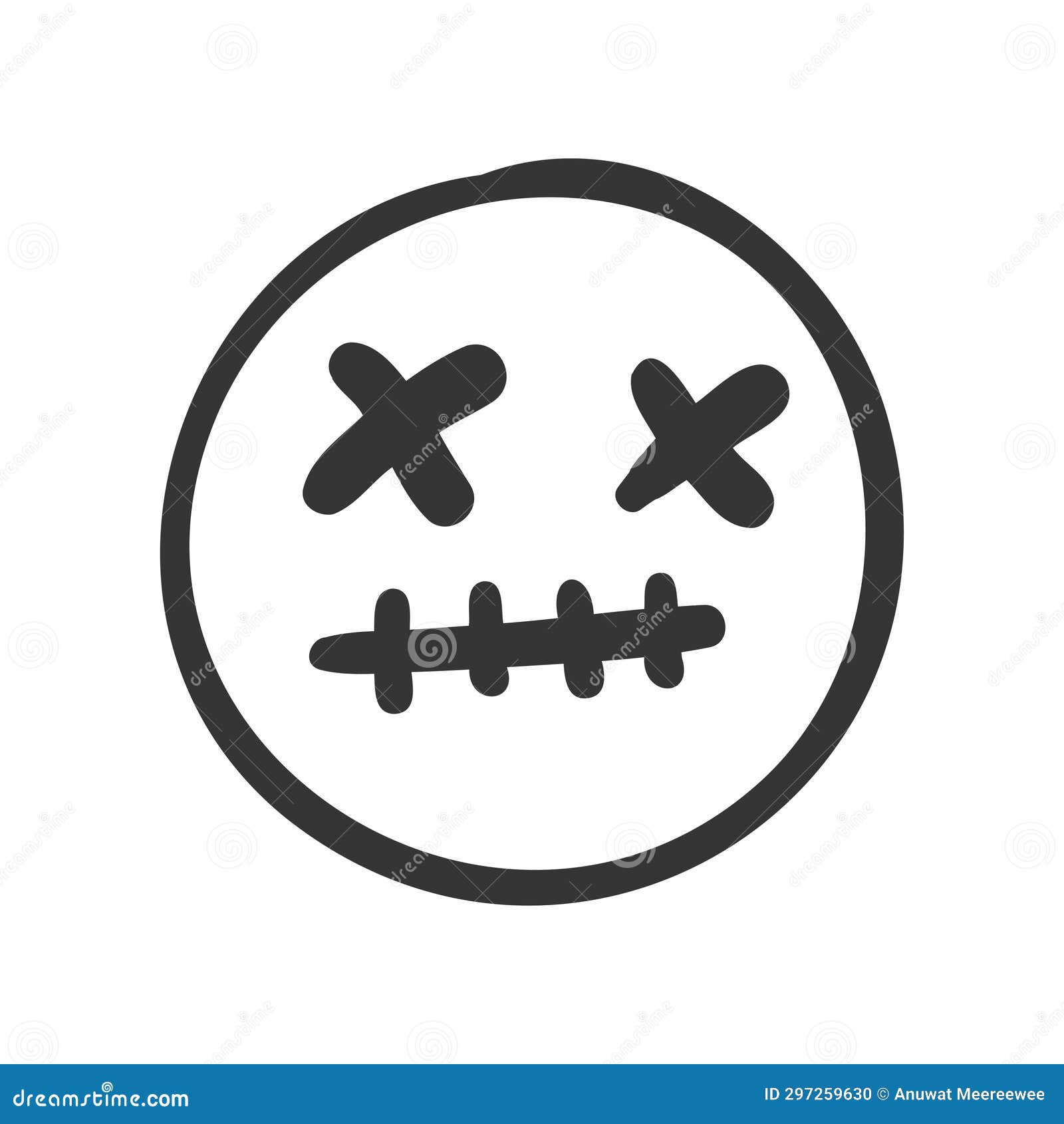 Hand Drawn Emoticons Cute Expression Faces for Sending Emotional ...