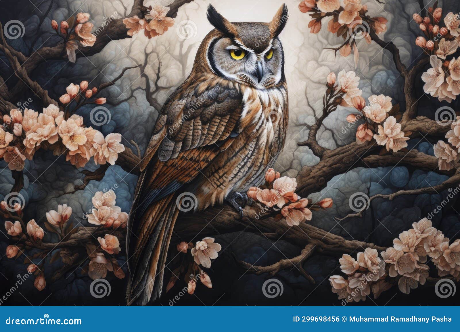 Hand Drawn Engraving Pen and Ink Owl Vintage Illustration Stock ...