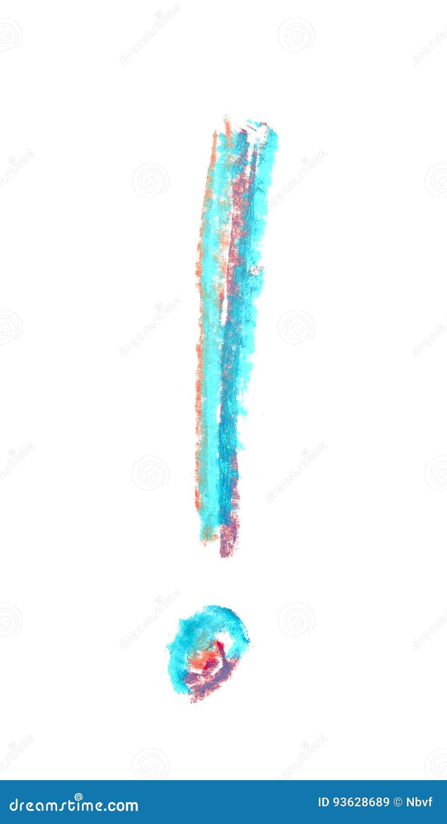 Hand Drawn Exclamation Point Symbol Stock Illustration - Illustration ...