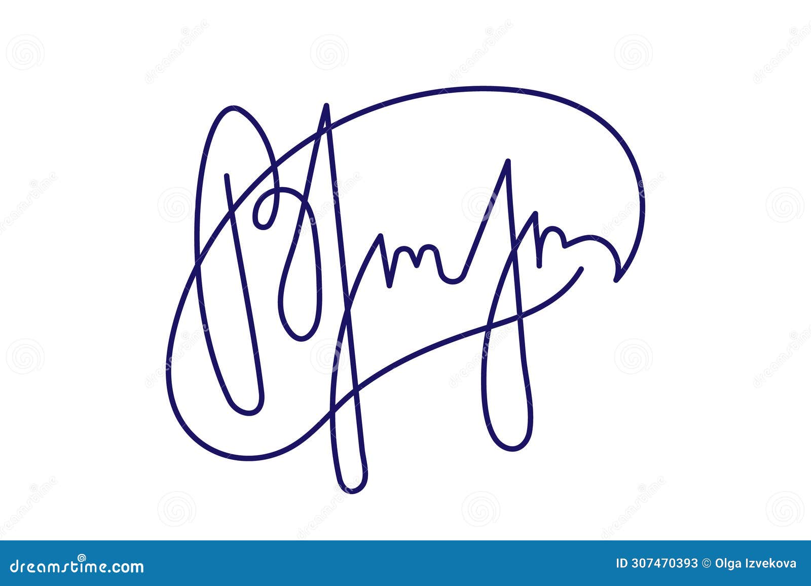 Fake Autograph Samples. Hand-drawn Signatures, Examples Of Documents ...