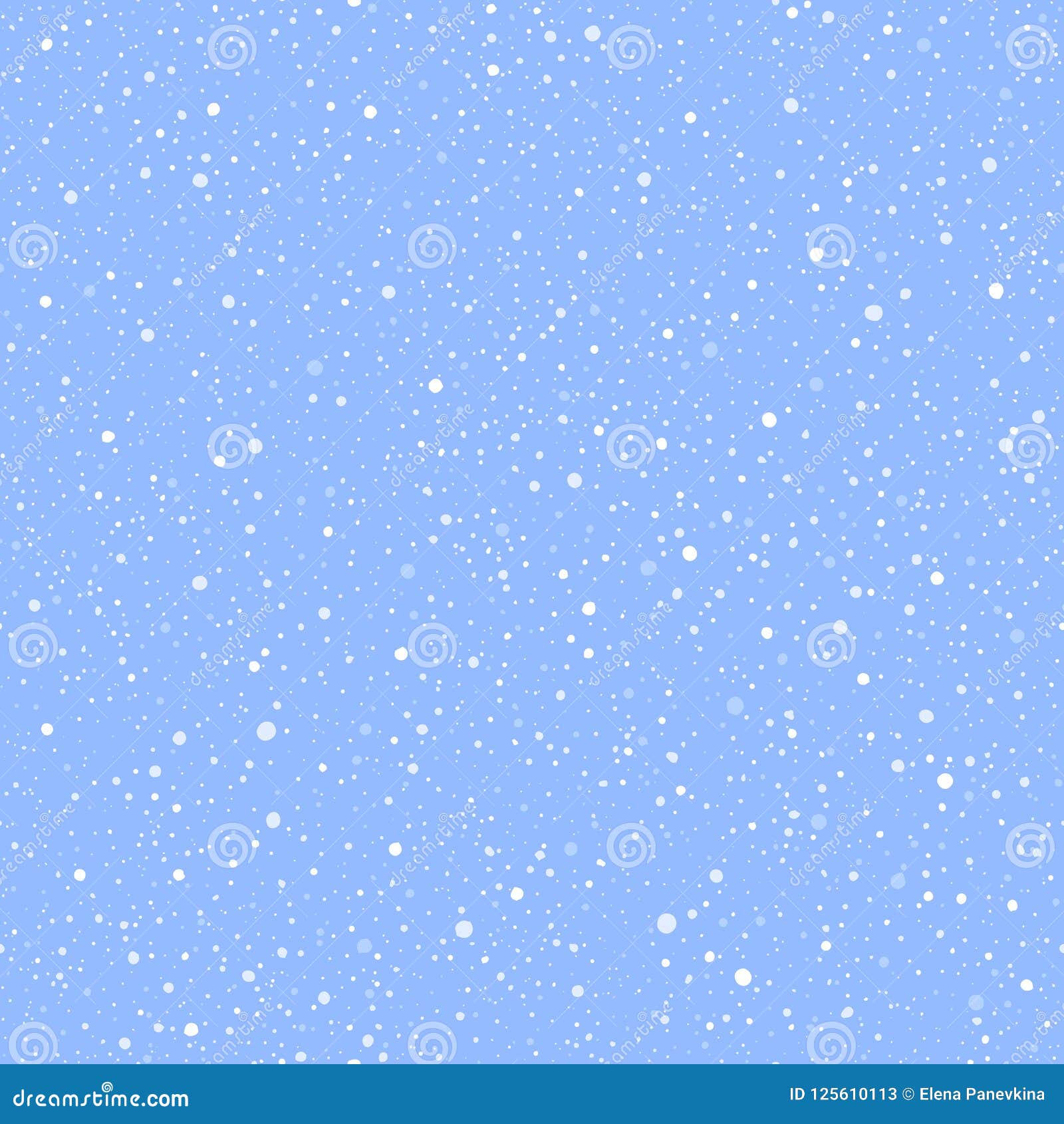 Hand Drawn Falling Snow, Uneven Dots Seamless Pattern Stock Vector ... Hand Drawn Falling Snow, Uneven Dots Seamless Pattern Stock Vector ...