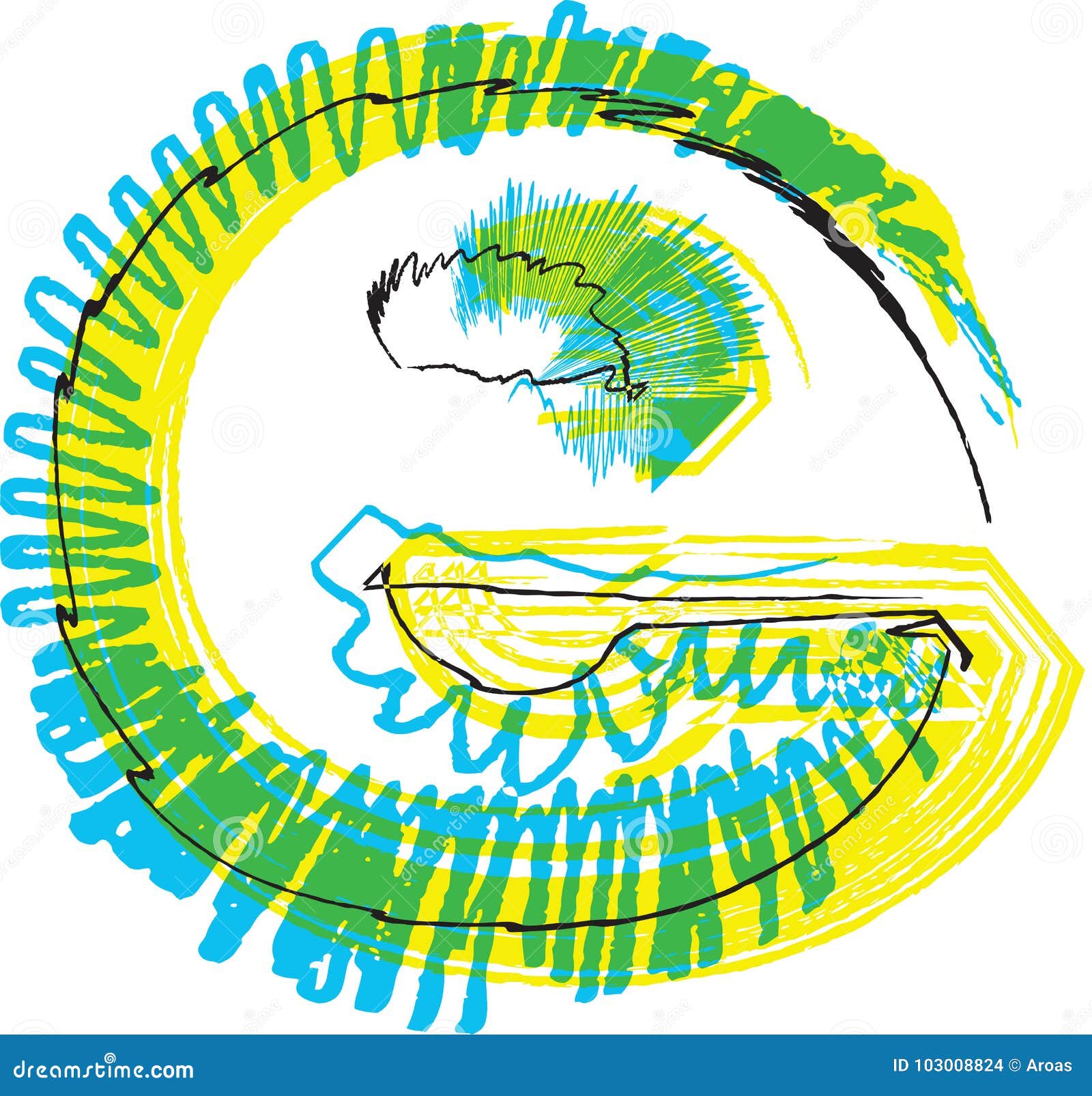 Hand drawn font. LETTER e stock vector. Illustration of learning ...