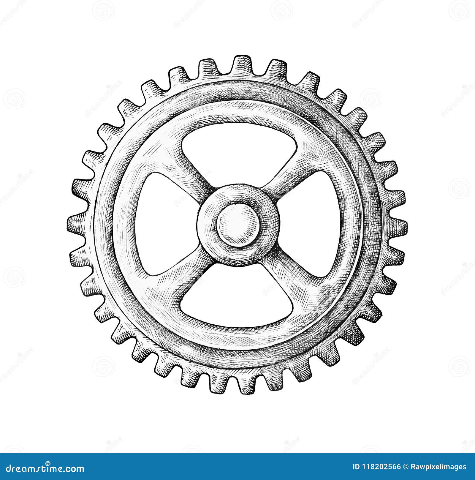 Gear Setting App Icon Vector Illustration | CartoonDealer.com #202517556