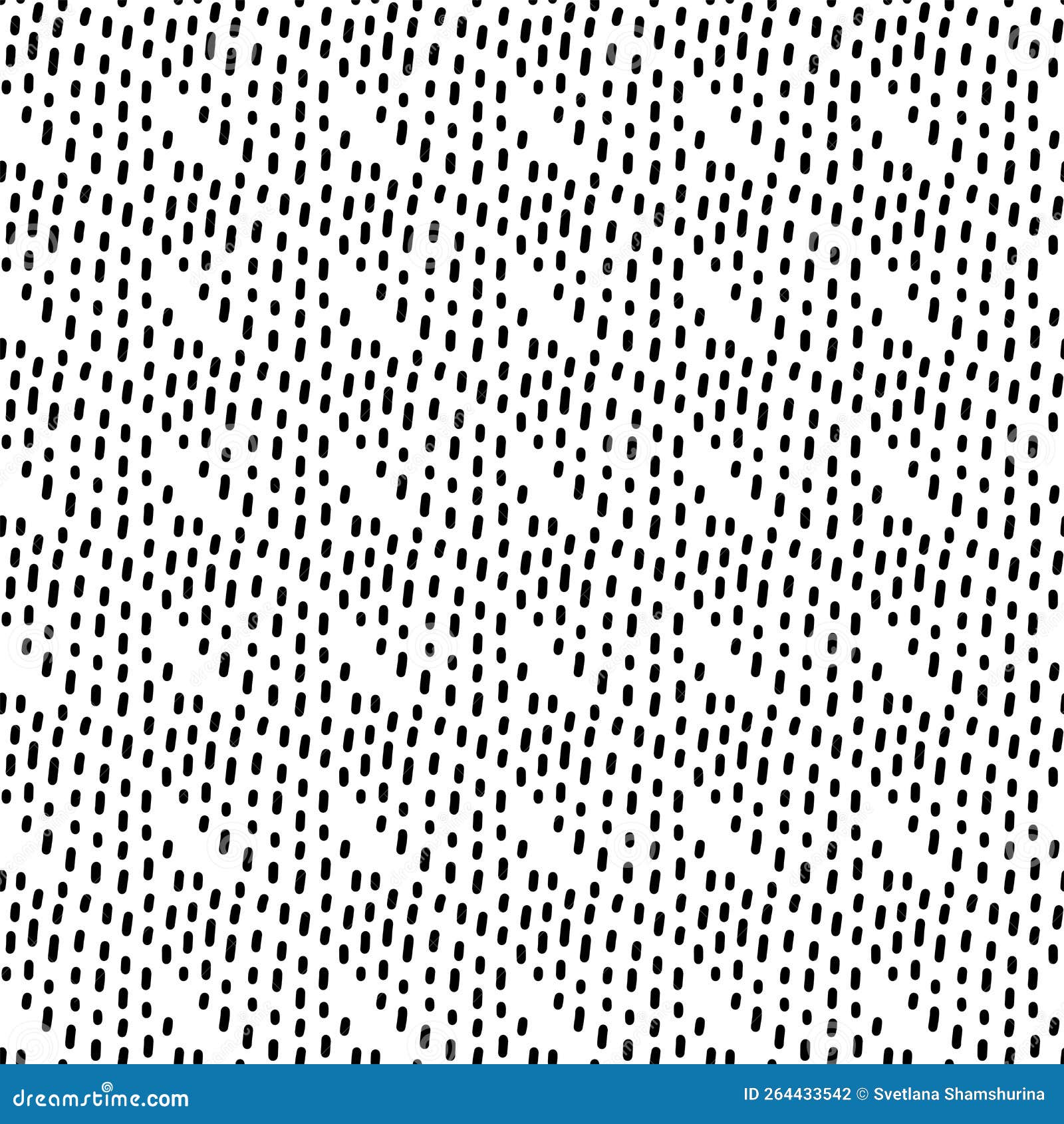 Hand Drawn Geometric Hatch Seamless Pattern. Chaotic Waves of Strokes ...