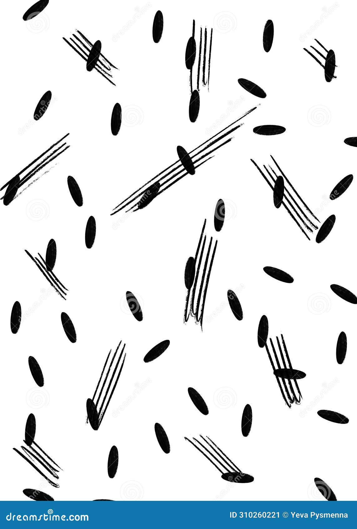 Hand-drawn Geometric Original Pencil Pattern Illustration Stock ...