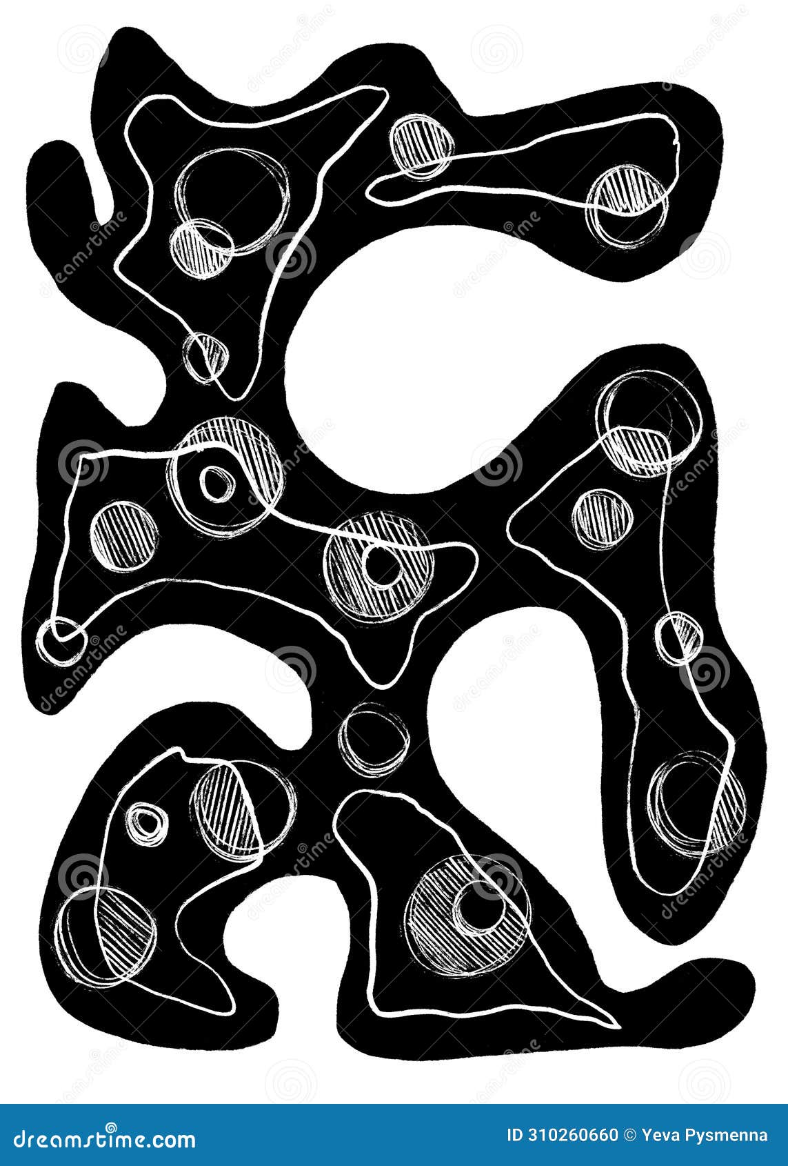 Hand-drawn Geometric Original Pencil Pattern Illustration Stock ...