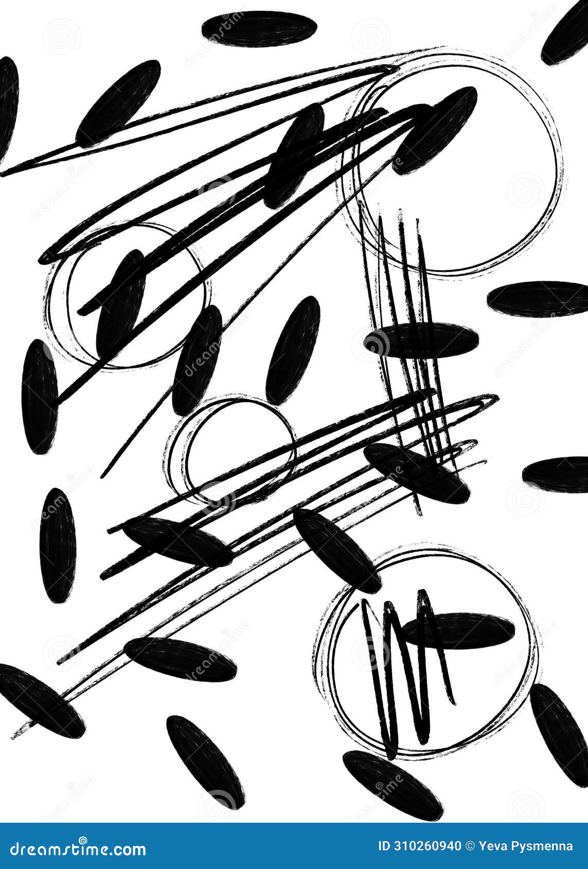 Hand-drawn Geometric Original Pencil Pattern Illustration Stock ...