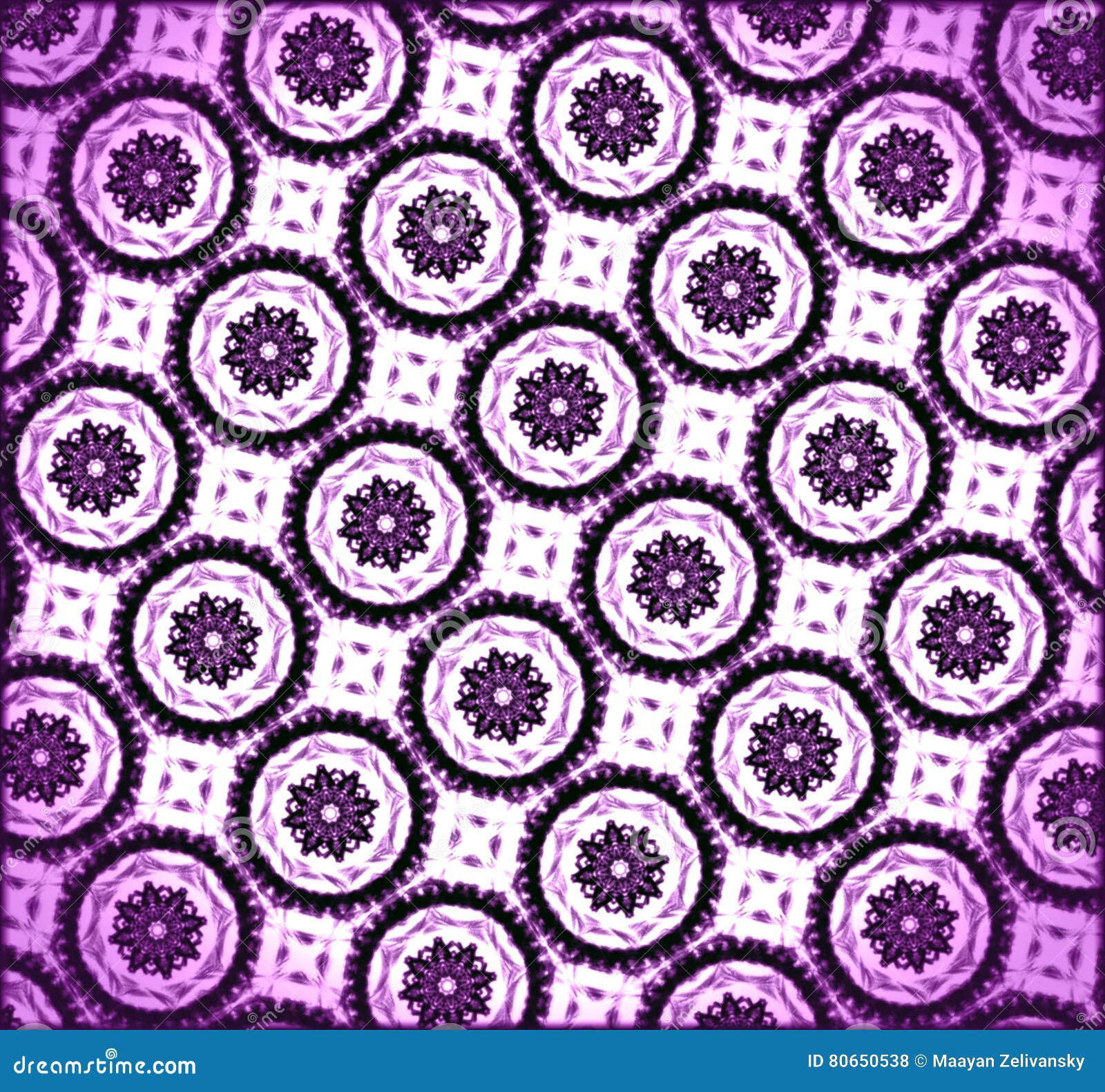 Hand Drawn Geometric Purple and White Pattern Stock Illustration ...