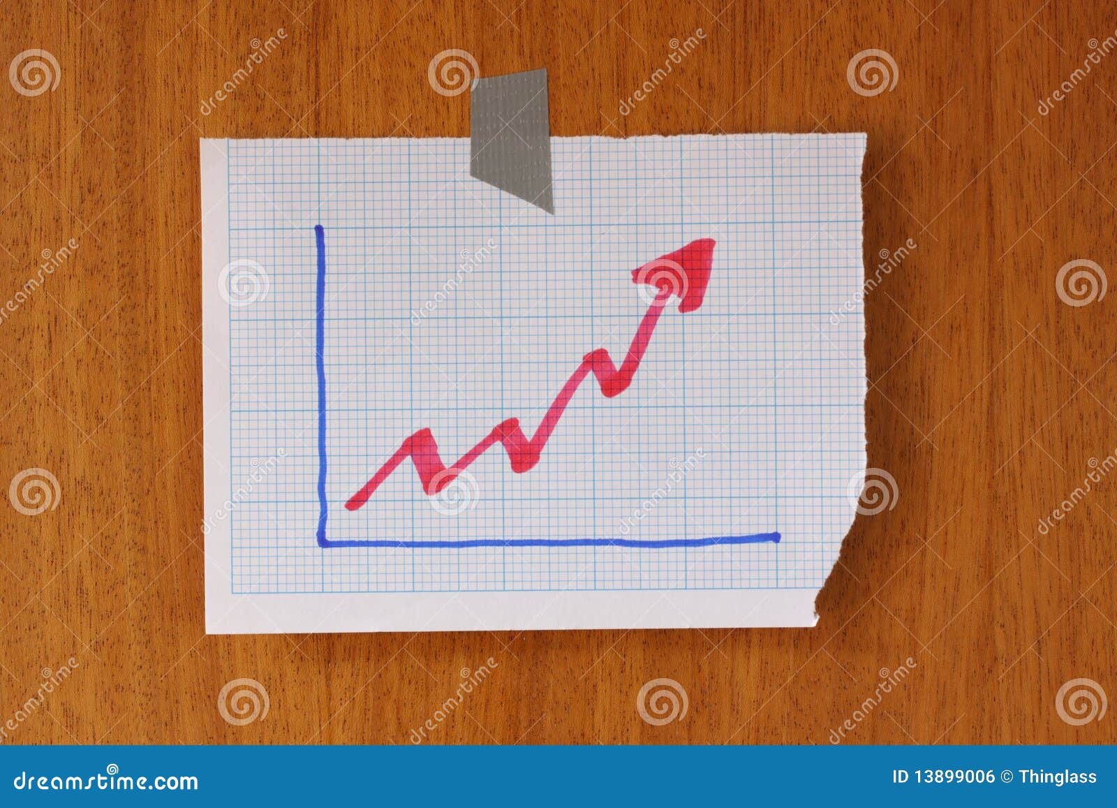 Hand Drawn Graph stock photo. Image of success, trend - 13899006