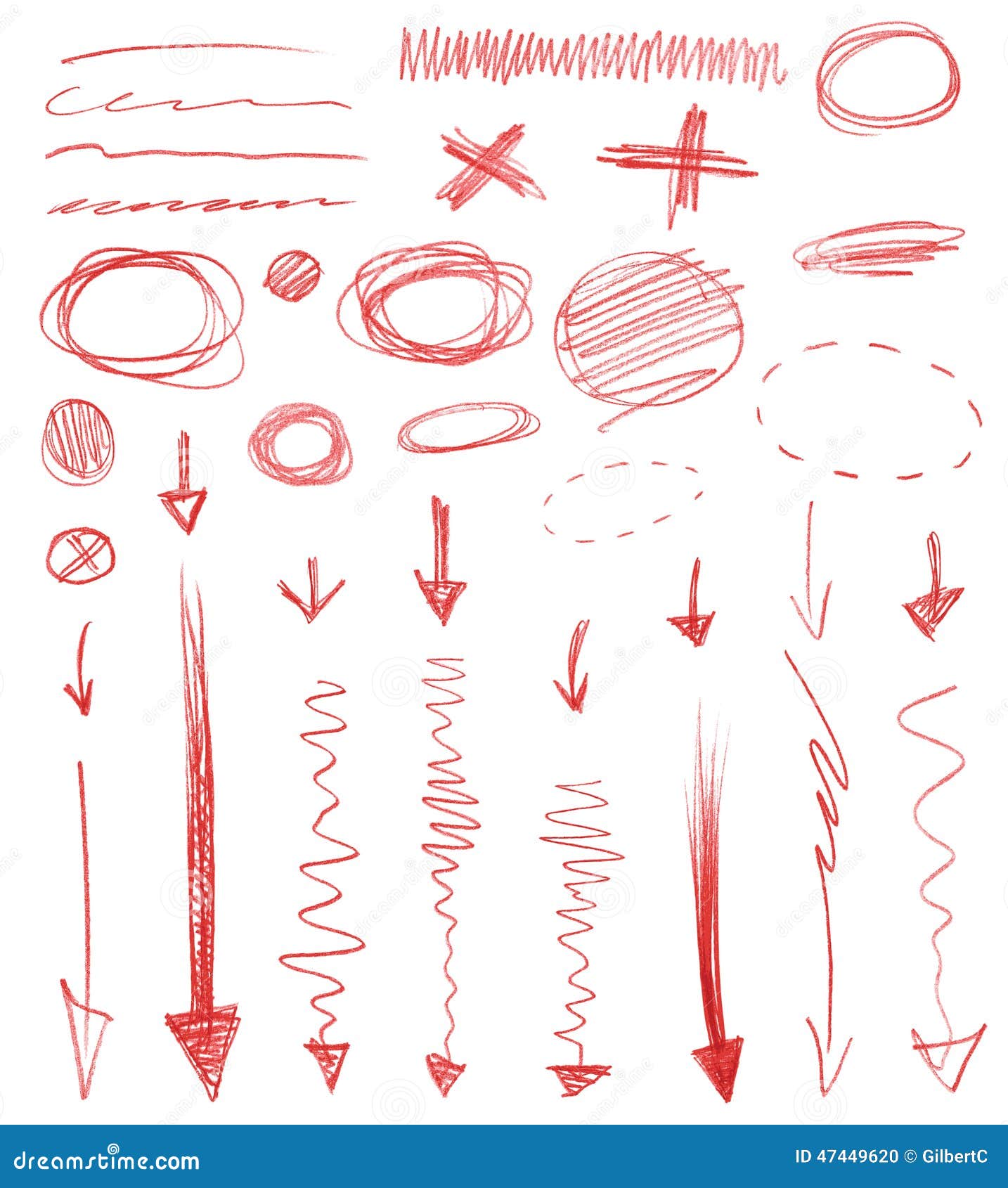 Hand drawn graphic signs. stock vector. Illustration of dashed - 47449620