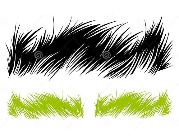 Hand drawn grass stock vector. Illustration of abstract - 12387214