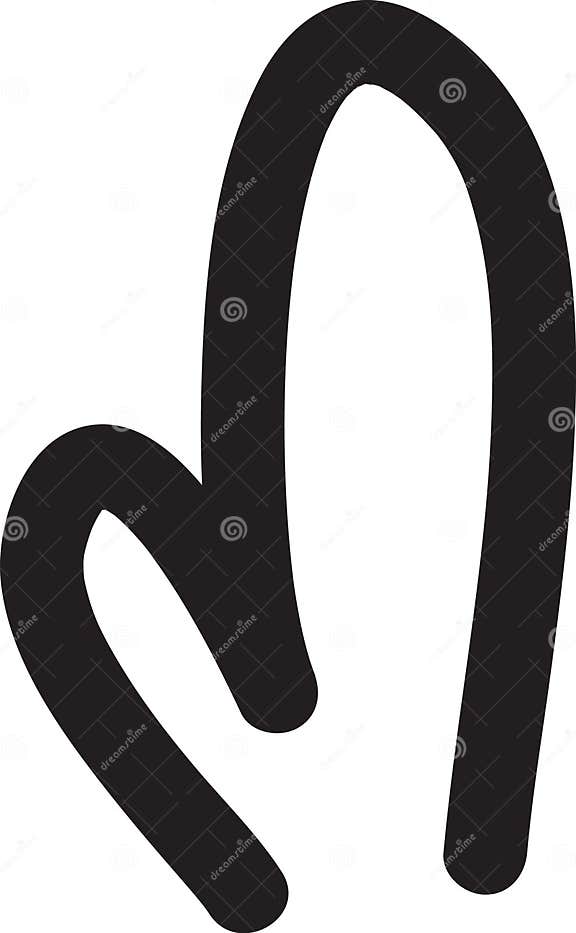 Hand Drawn Grass Line Drawing Stock Illustration - Illustration of ...