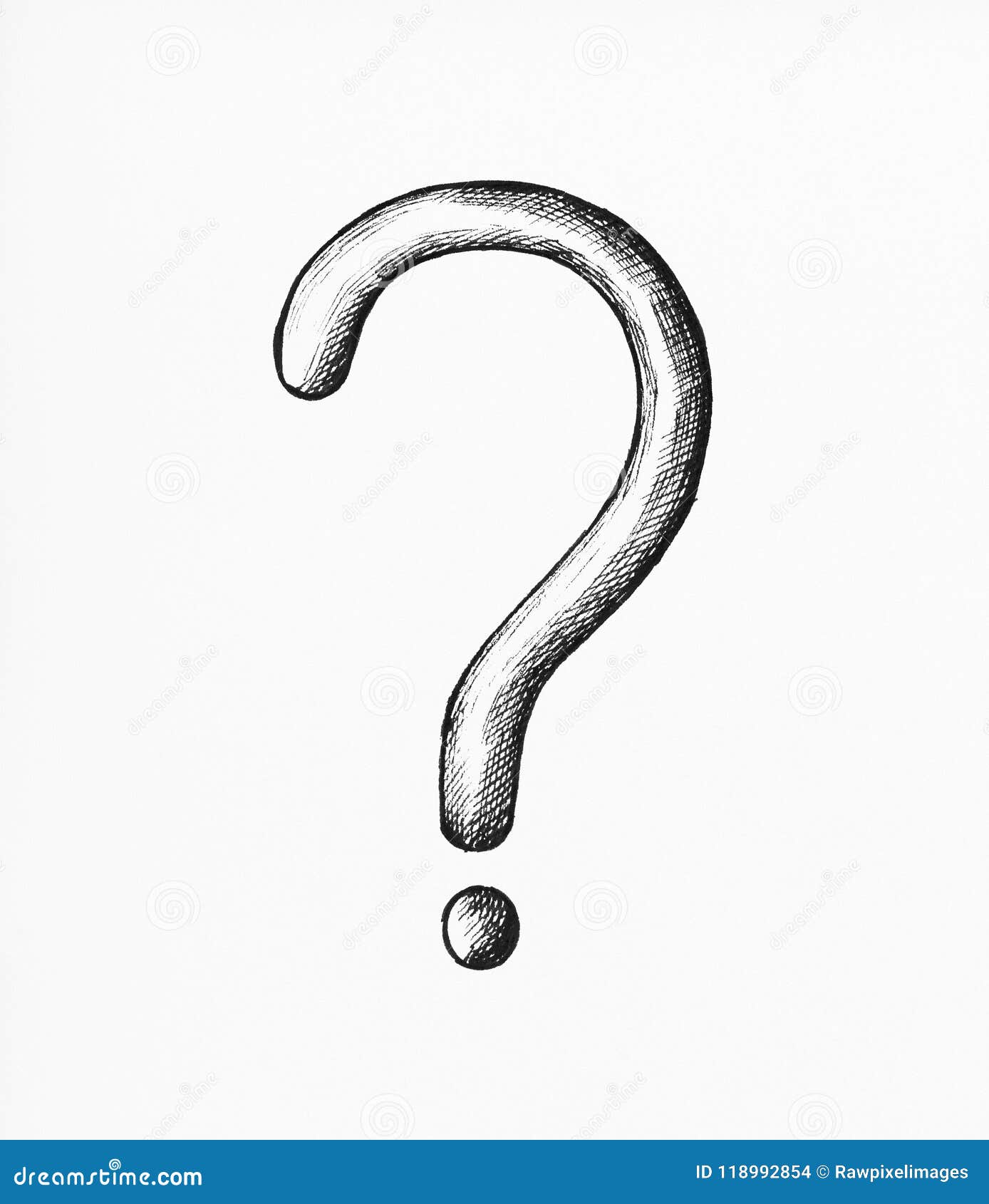 Gray Question Mark Illustration Cartoon Vector | CartoonDealer.com ...