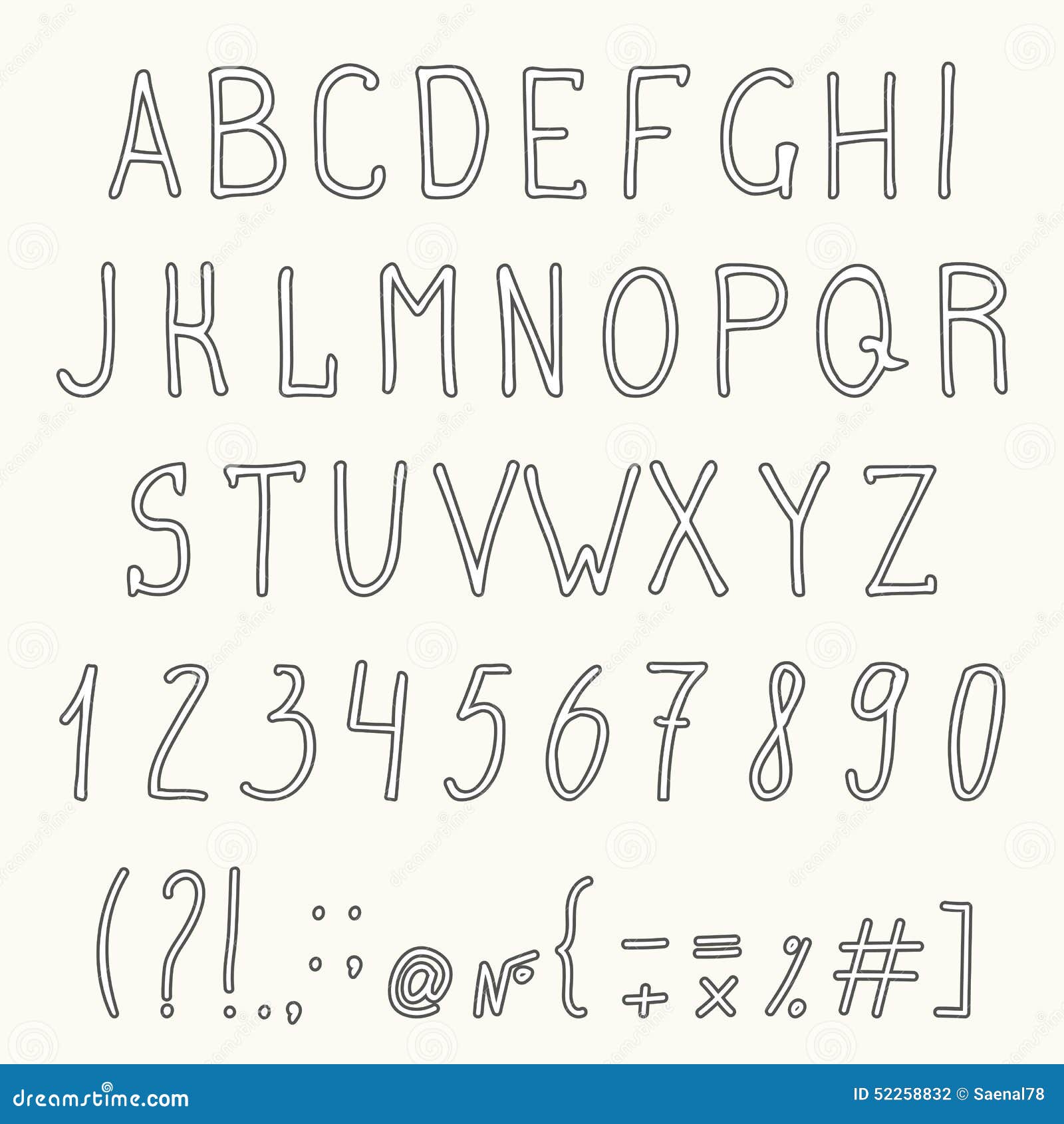 Hand Drawn Grunge Font. Hand Drawn Letters and Numbers Stock Vector ... Hand Drawn Grunge Font. Hand Drawn Letters and Numbers Stock Vector ...