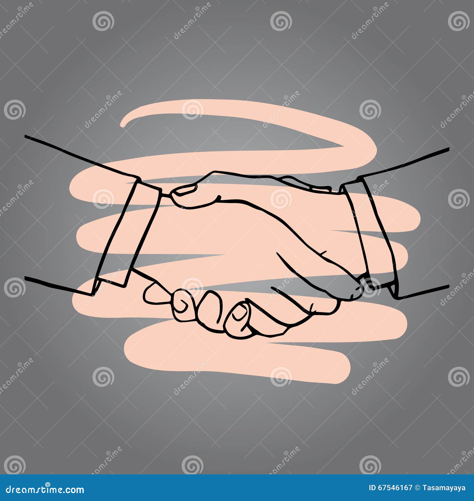 Hand Drawn Hands Vector Illustration Symbol Icon Stock Vector ...