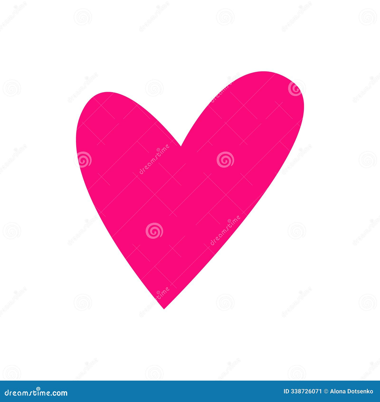 Hand Drawn Heart Vector stock vector. Illustration of vector - 338726071