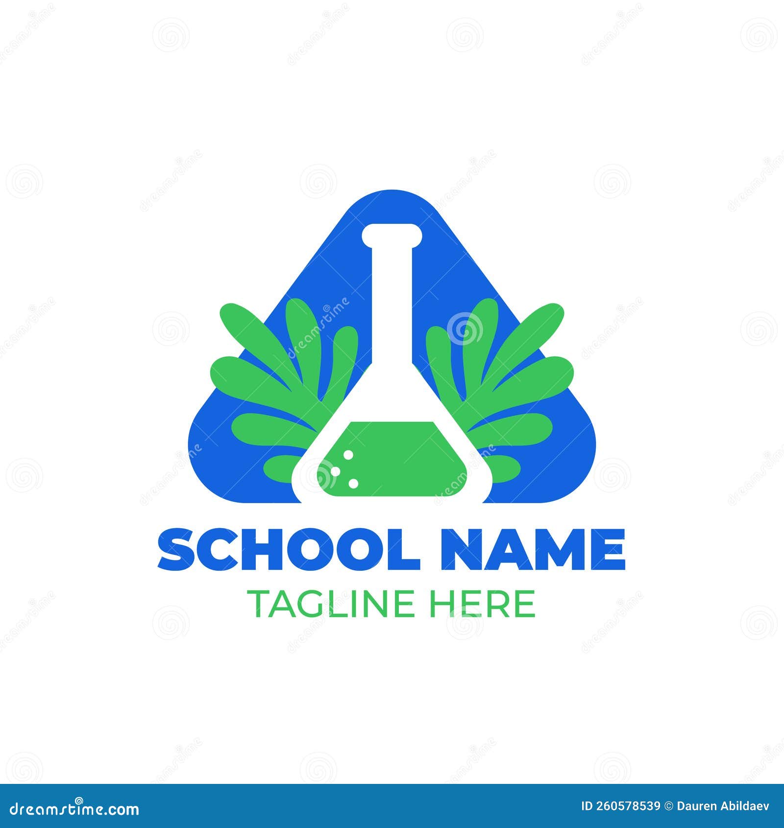 Hand Drawn High School Logo Design Vector Illustration Stock Vector ...