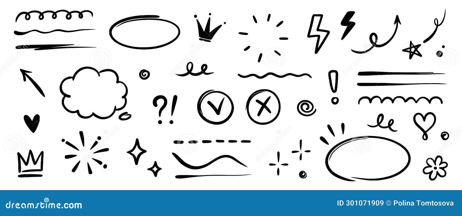 Underline Up Arrow Icon In Different Style Vector Illustration. Two ...