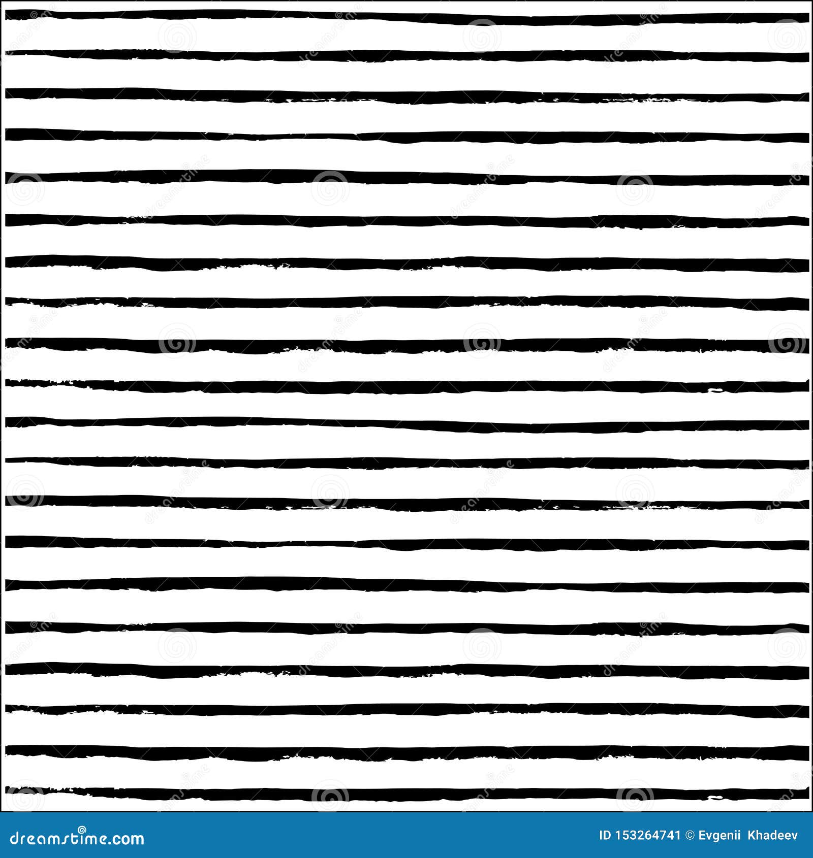 Hand Drawn Horizontal Stripes Pattern Background Stock Vector ...
