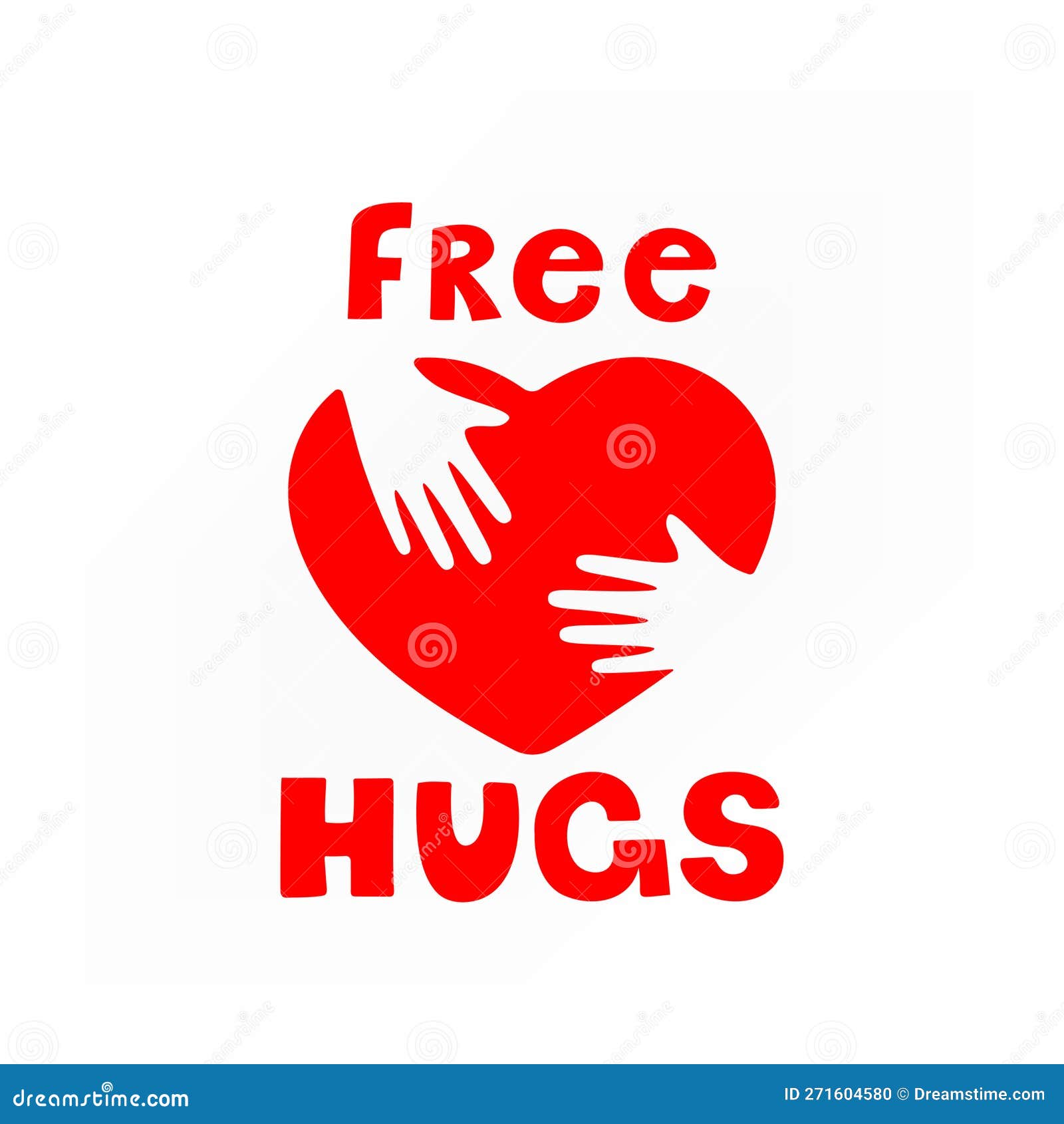 Hand Drawn Hugs Simple Abstract Illustration Stock Vector ...