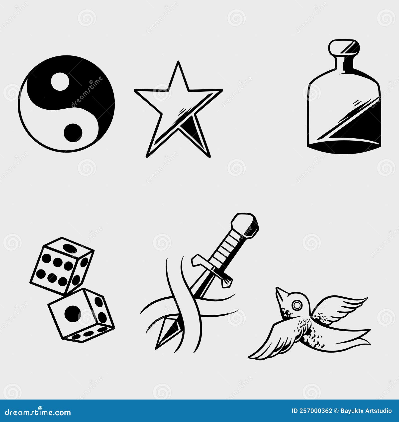 Hand Drawn Icon Cool Elements Stock Vector - Illustration of science ...