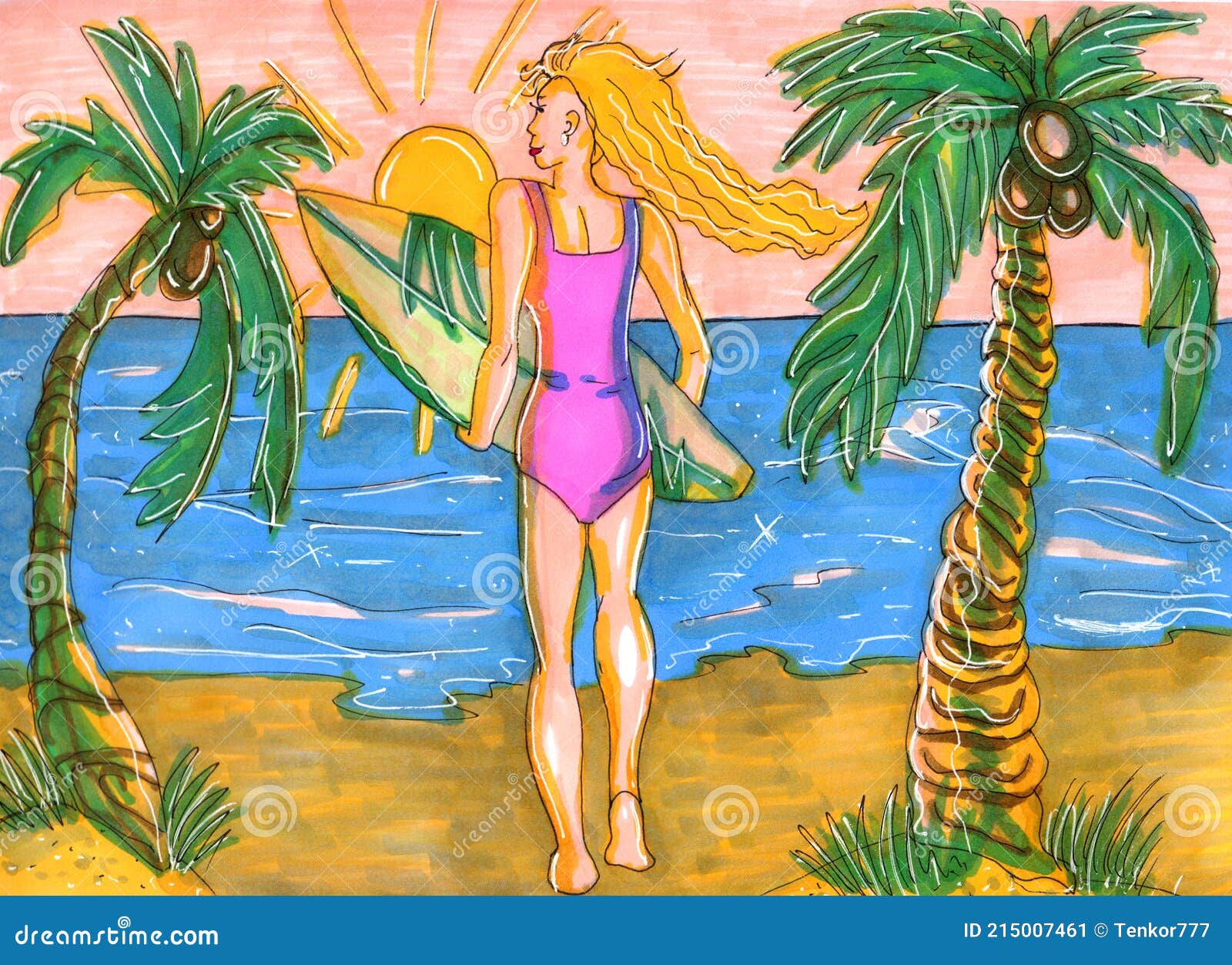 Cartoon Girl Walking Beach Stock Photos - Free & Royalty-Free Stock ... Cartoon Girl Walking Beach Stock Photos - Free & Royalty-Free Stock ...