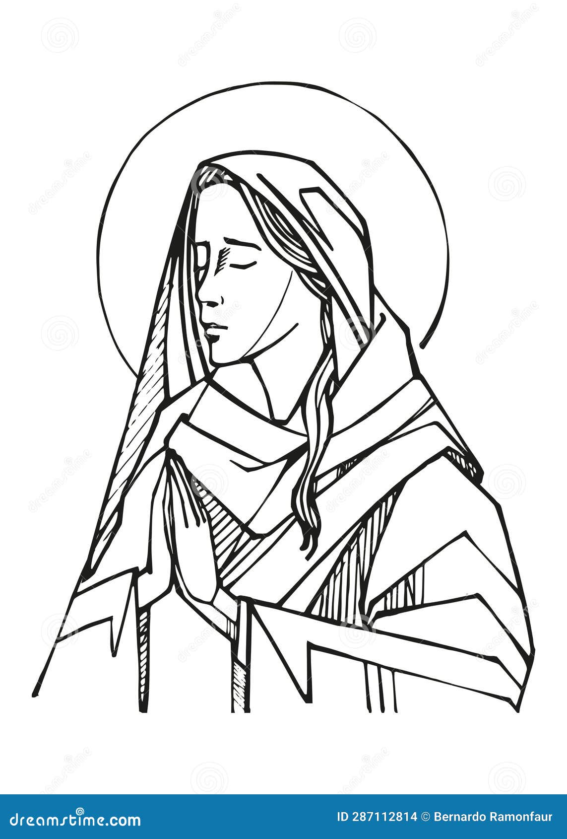 Hand Drawn Illustration of Santa Monica Stock Vector - Illustration of ...