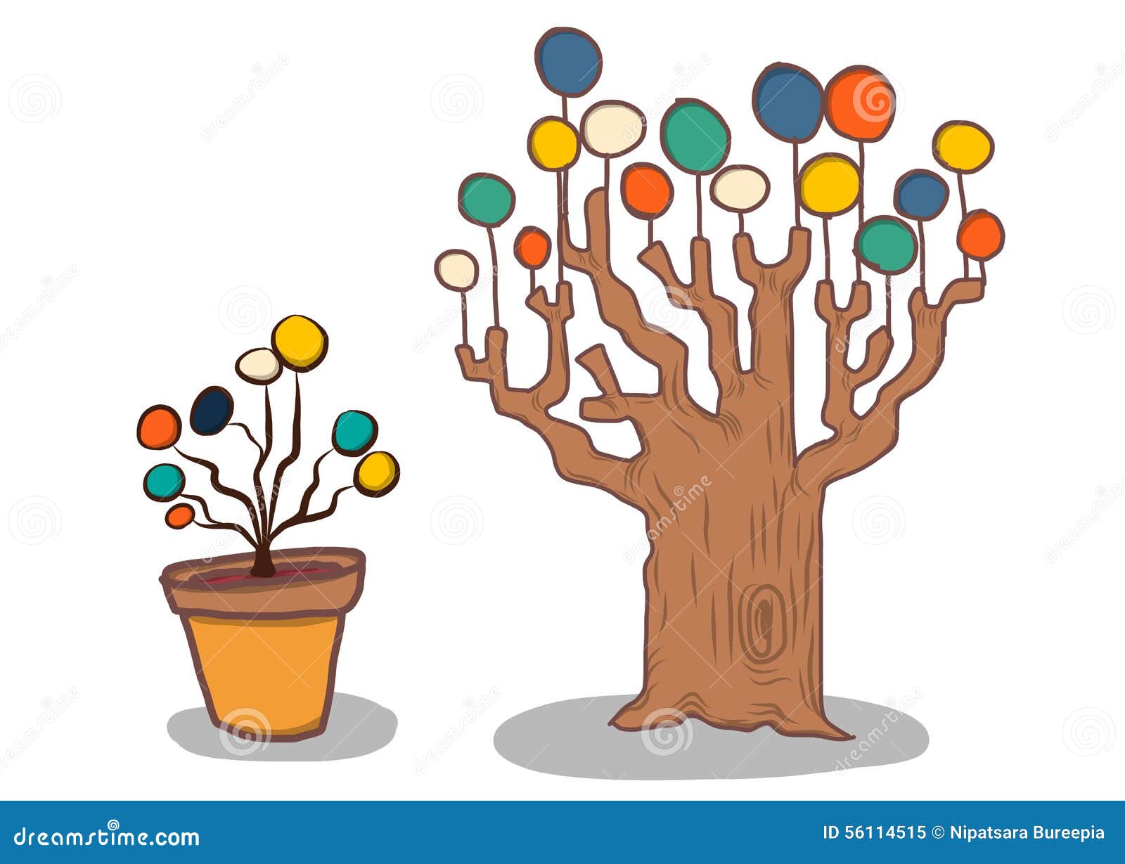 Tree Network Topology Stock Image | CartoonDealer.com #50462581