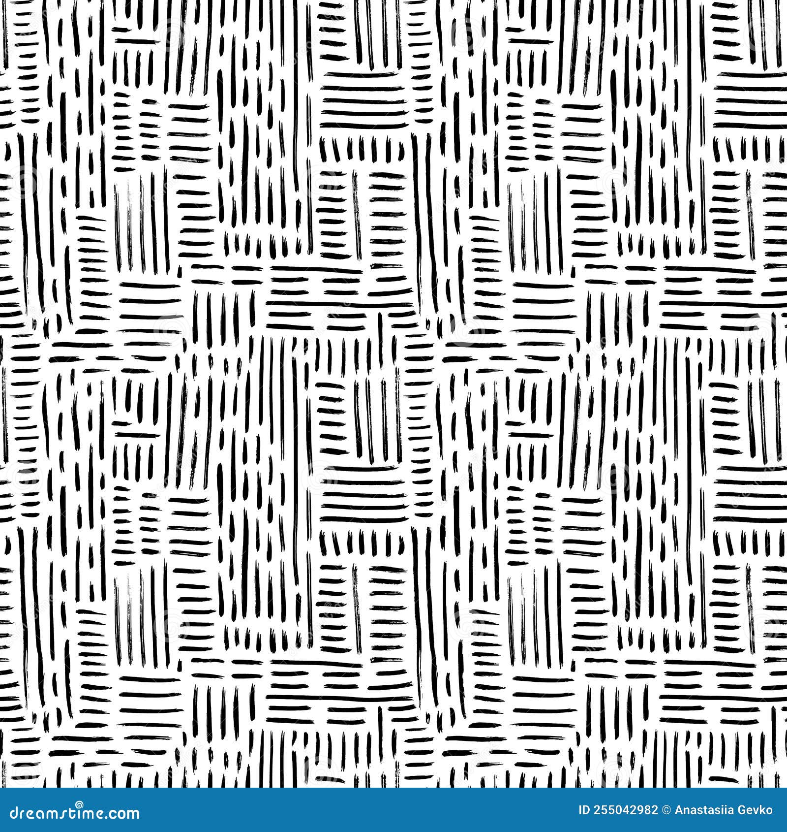 Hand Drawn Ink Brush Scribbles Decorative Texture. Stock Vector ...