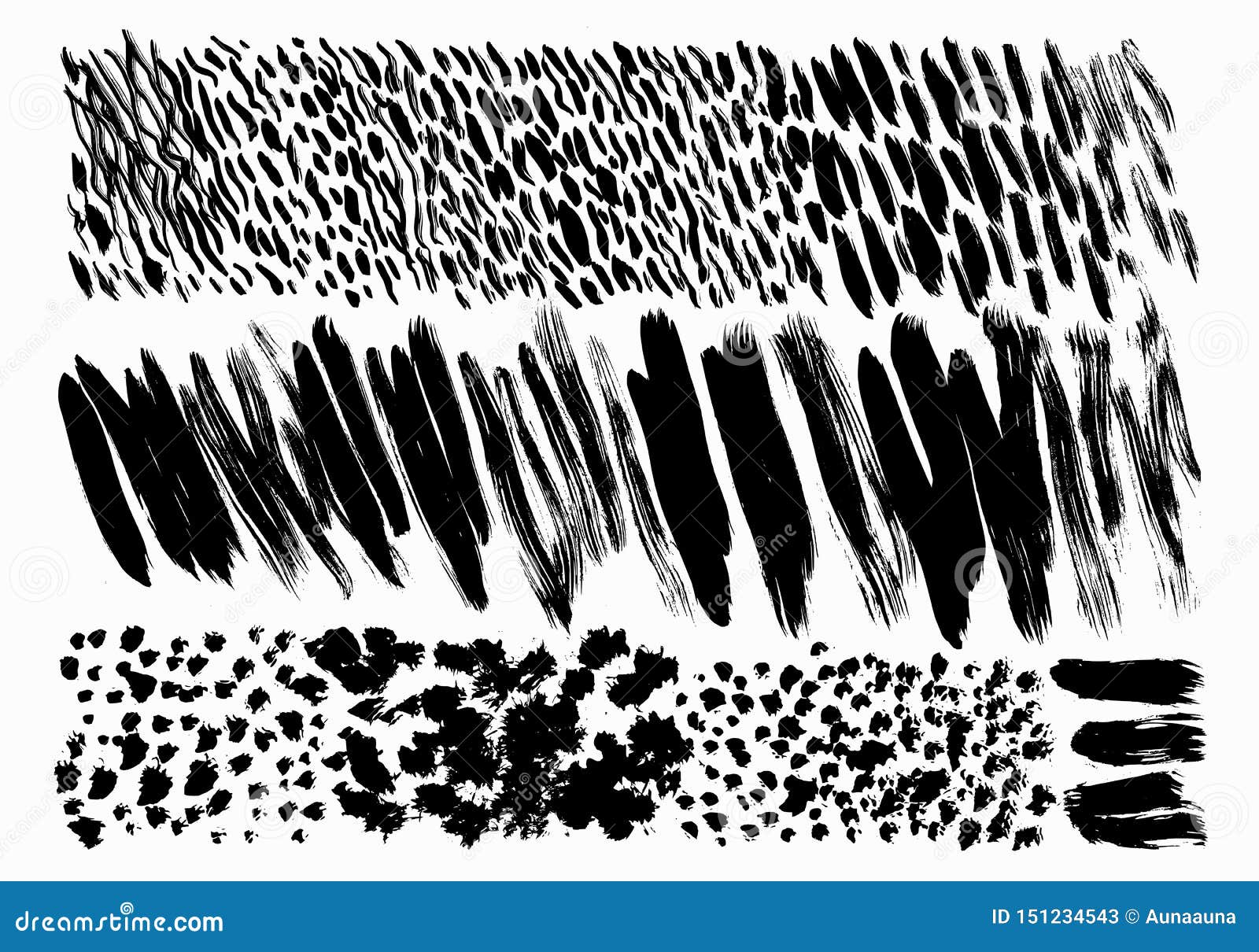 Hand drawn ink texture. stock vector. Illustration of white - 151234543