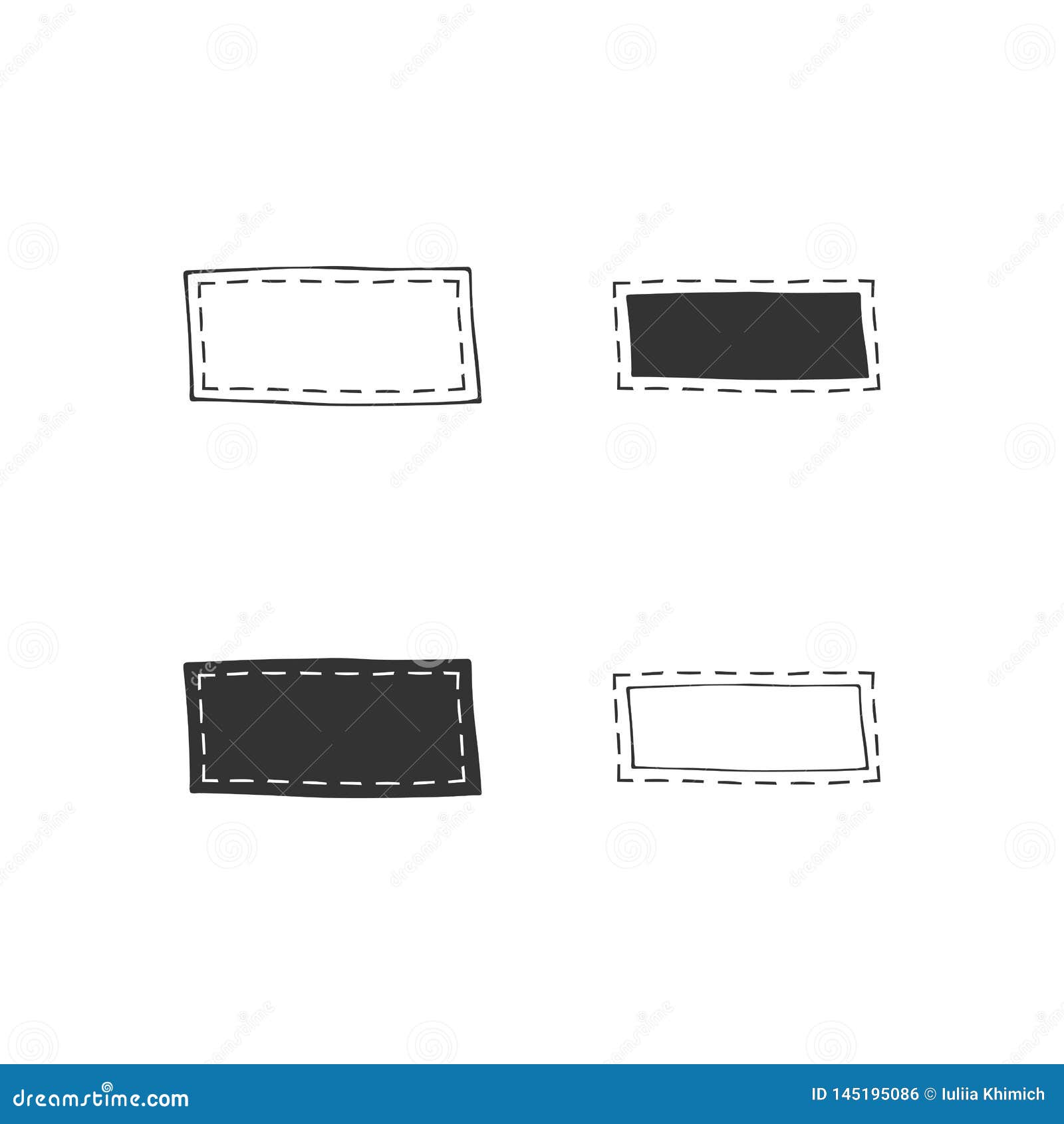 Hand Drawn Isolated Illustration. Vector Handmade Logo Elements, Set of ...