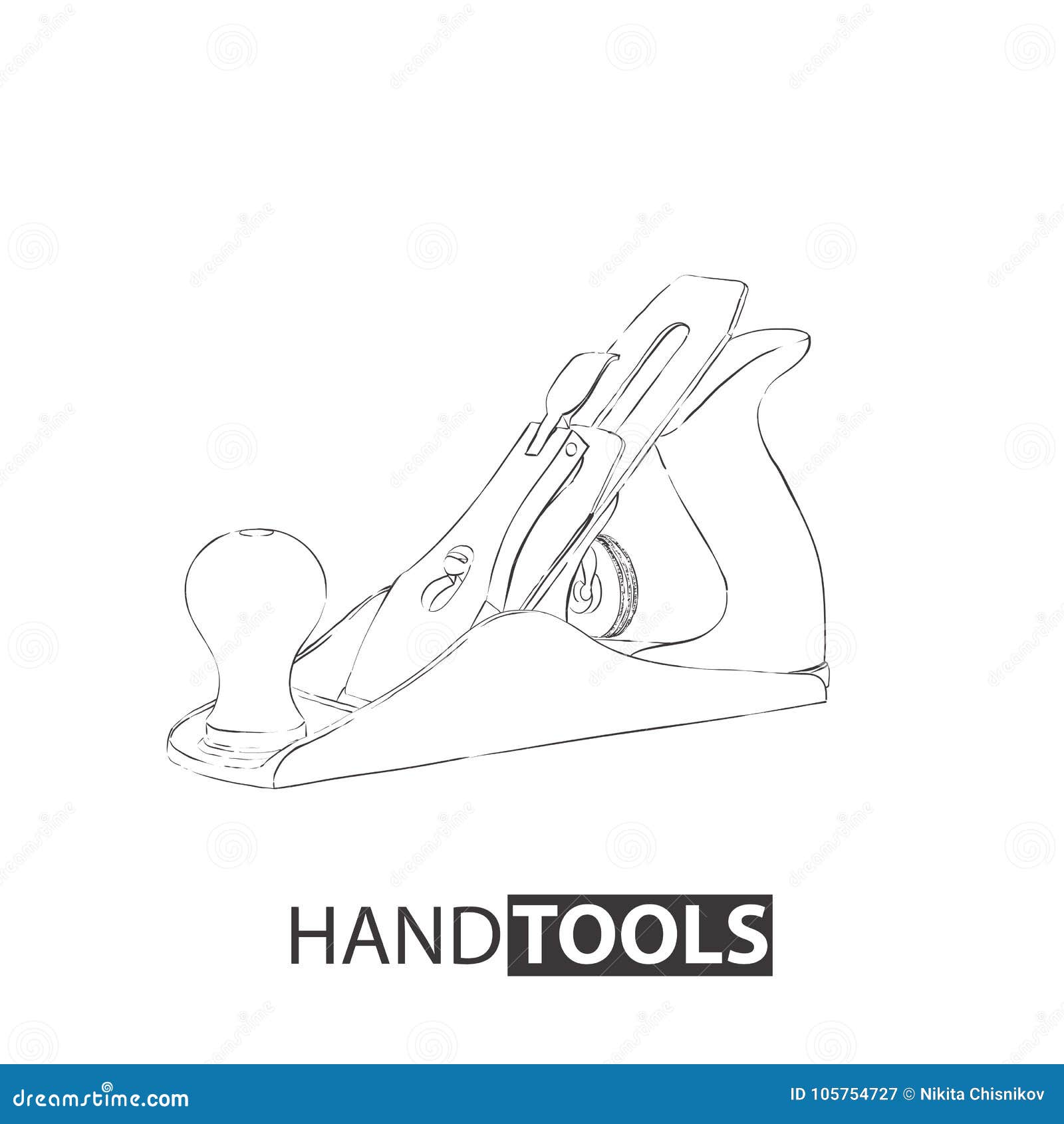 Hand Drawn Jointer Cartoon Vector | CartoonDealer.com #105754727