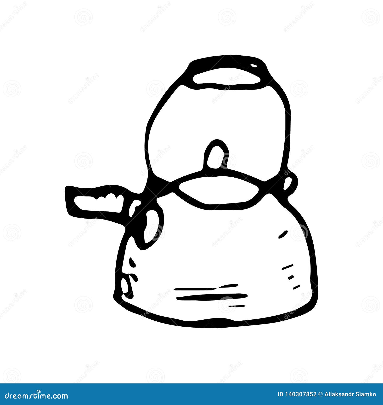 Hand Drawn Kettle Doodle. Sketch Style Icon. Decoration Element ...