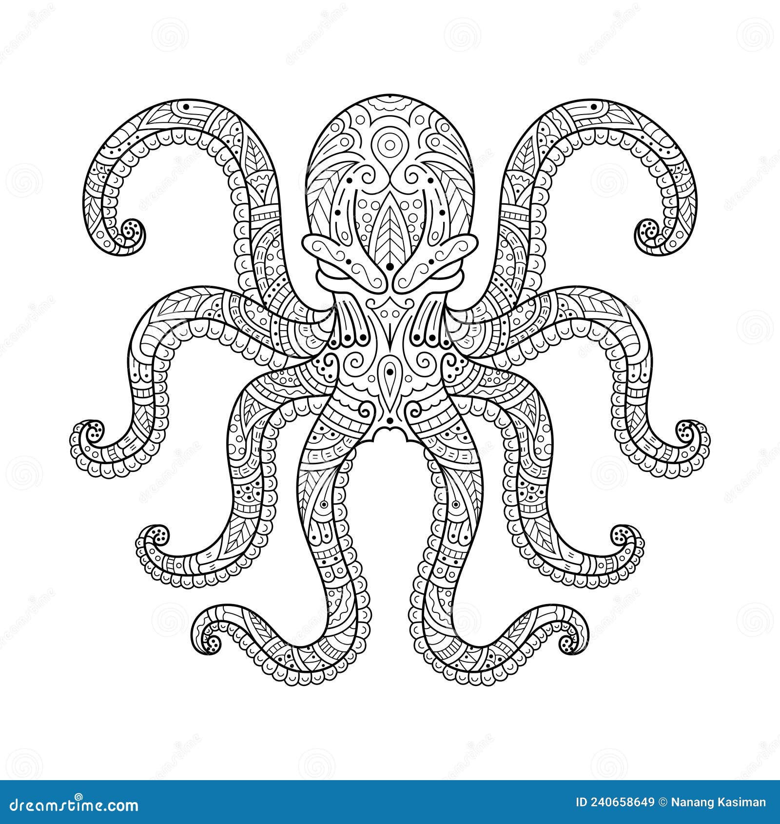 Kraken Coloring Page Kraken Coloring Page